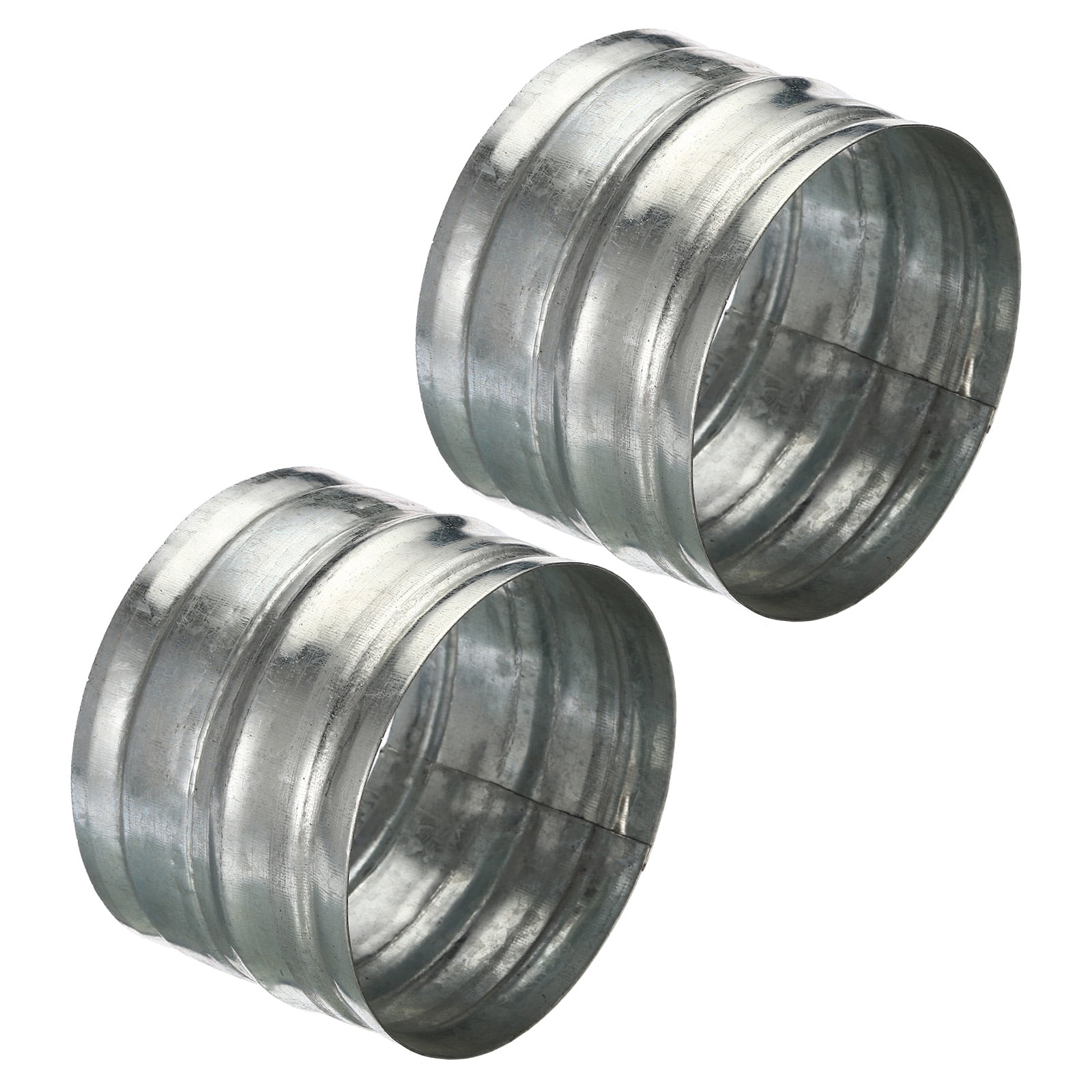 Uxcell 5" Duct Connector Metal Duct Coupling Vent Coupler Dryer Pipe ...