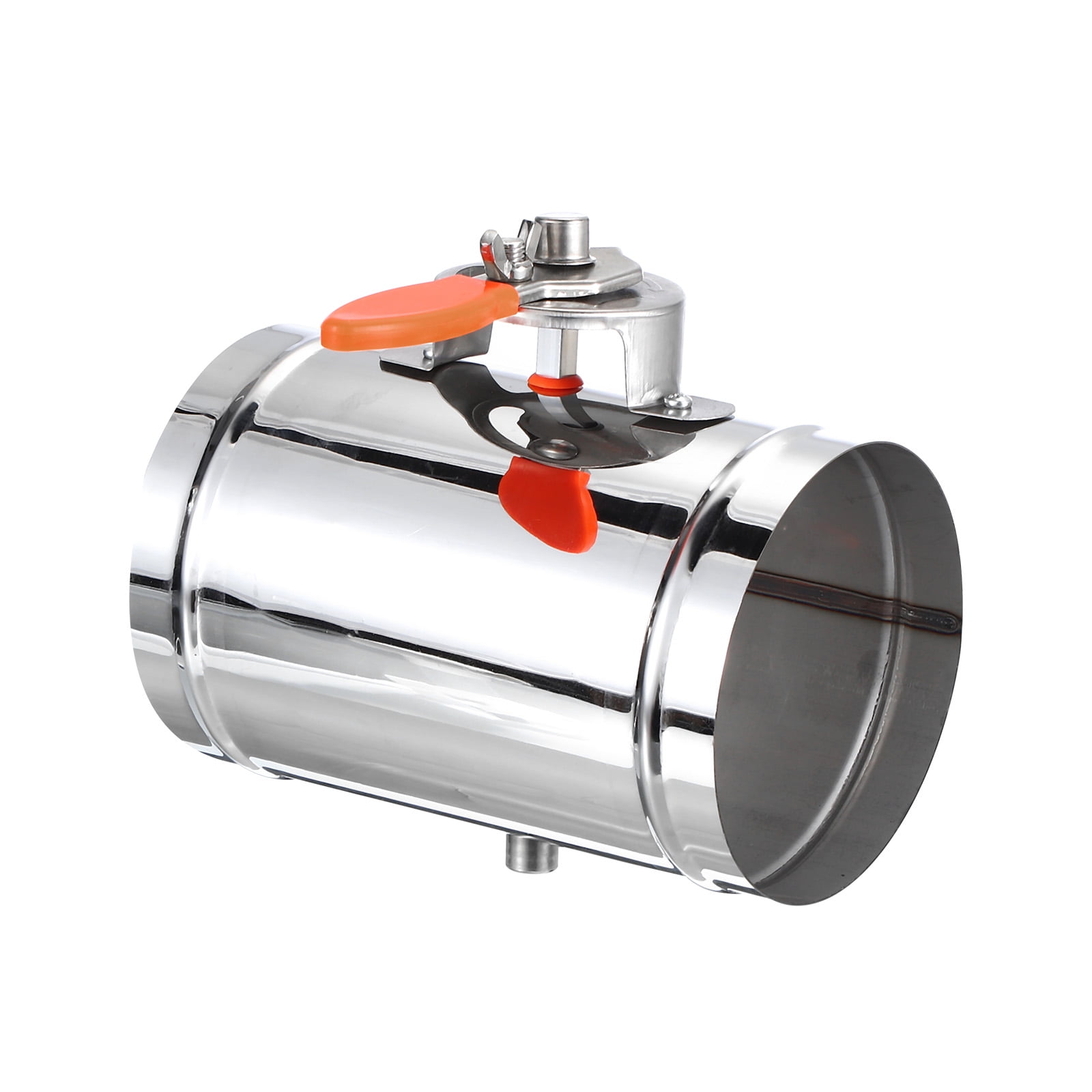 Uxcell 5" HVAC Duct Manual Volume Damper, Stainless Steel Adjustment ...