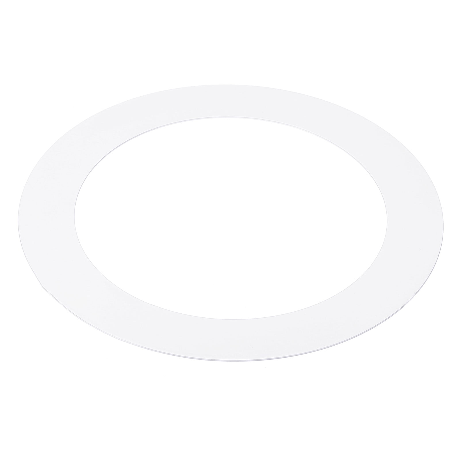 Uxcell 5" ID 7.5" OD Goof Rings for Recessed Light Gloss White Goof ...