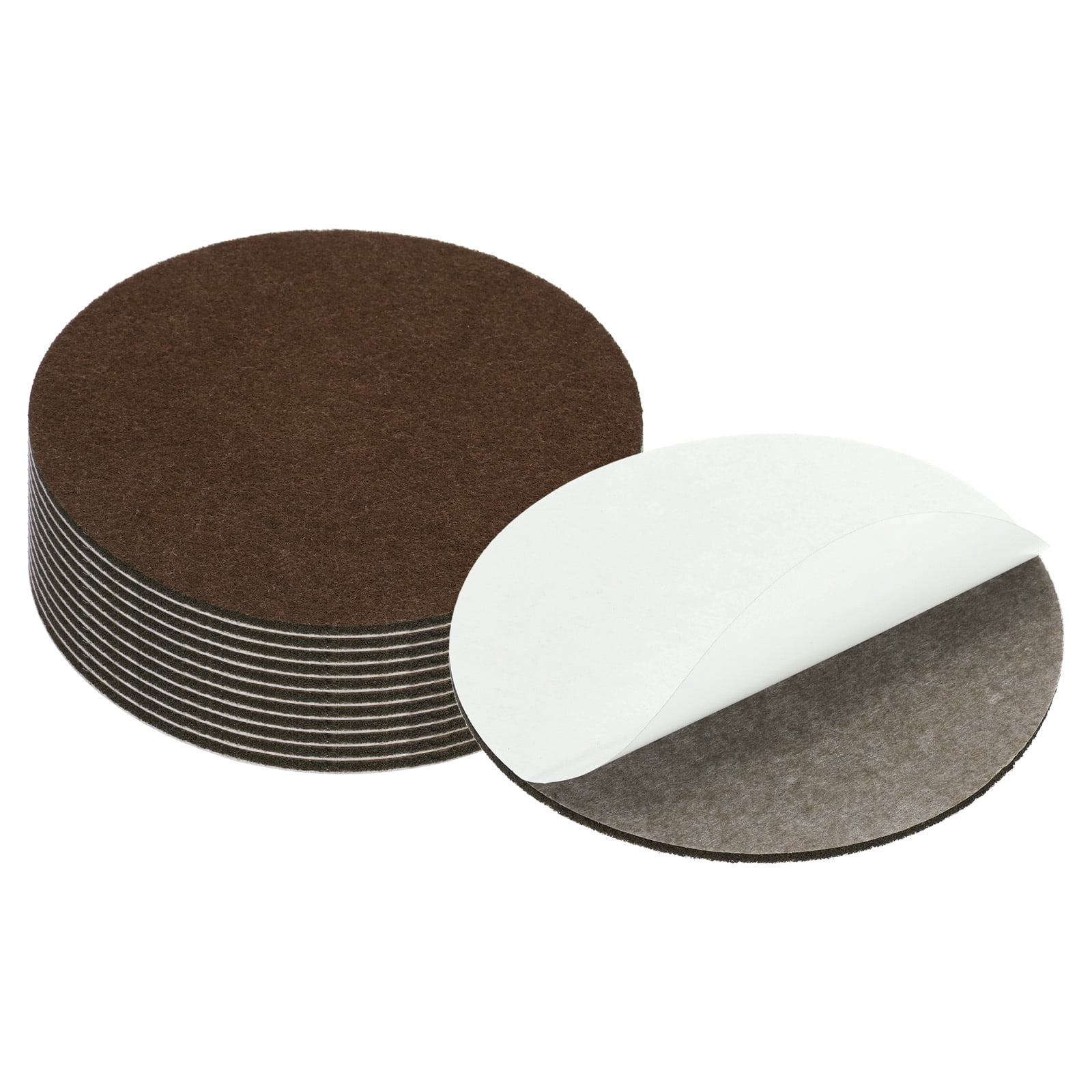 Uxcell 5 Inch Diameter Lamp Base Felt, 12Pack 3mm Thickness Round Soft ...