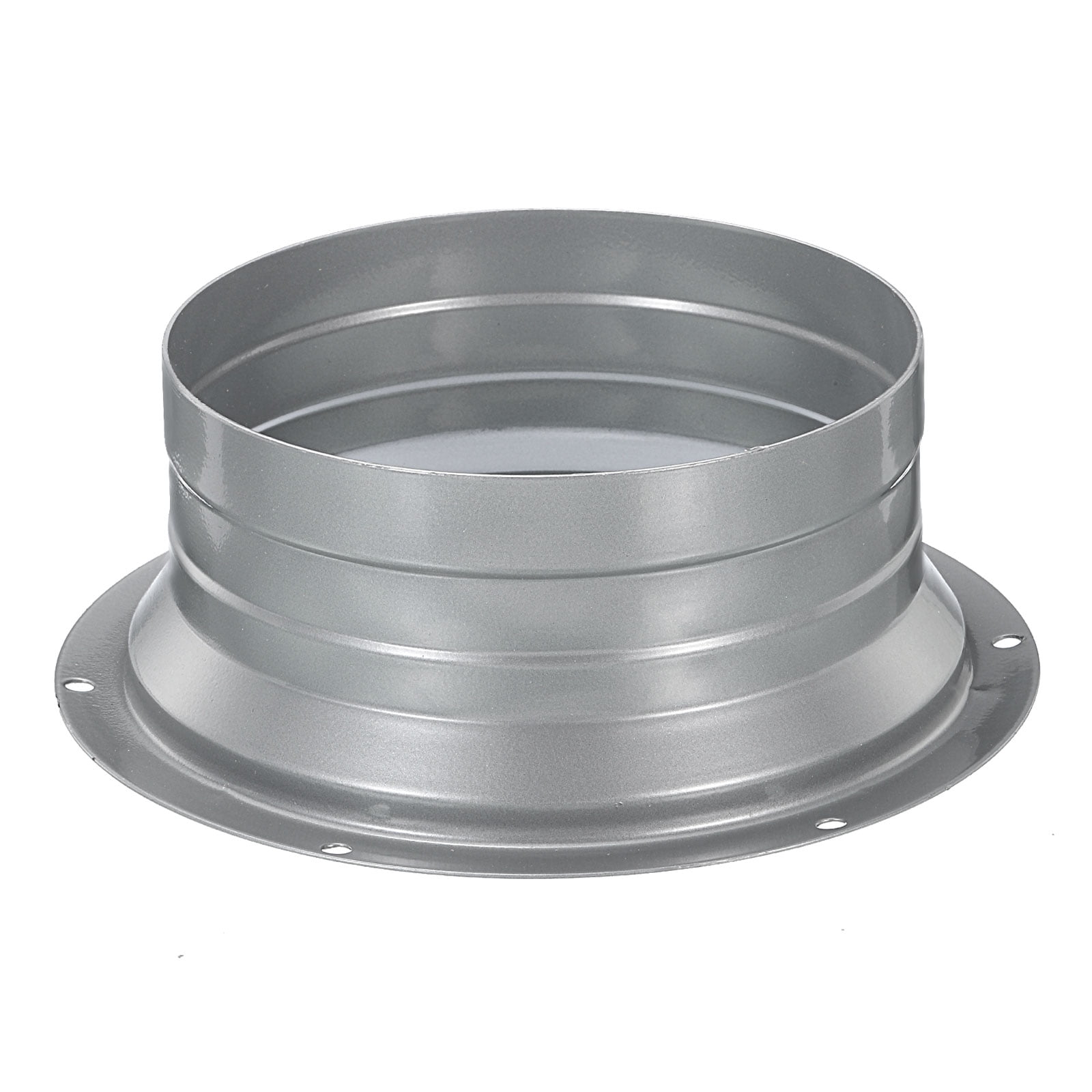 Uxcell 5 Inch Duct Connector Vent Exhaust Flange, Galvanized Iron Metal ...