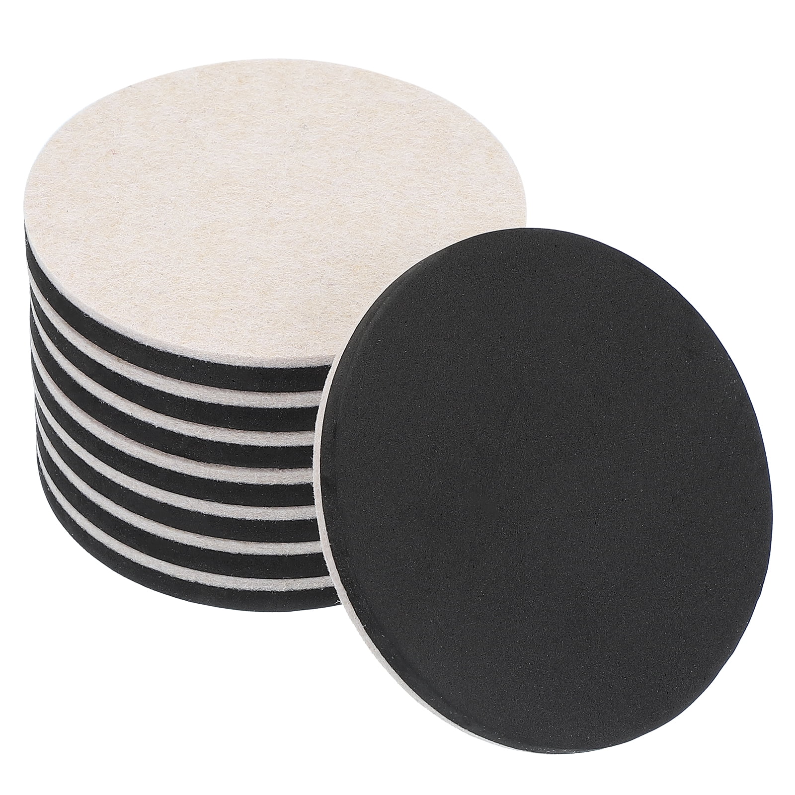 Uxcell 5 inch Felt Furniture Sliders, 8Pcs Round Furniture Movers ...