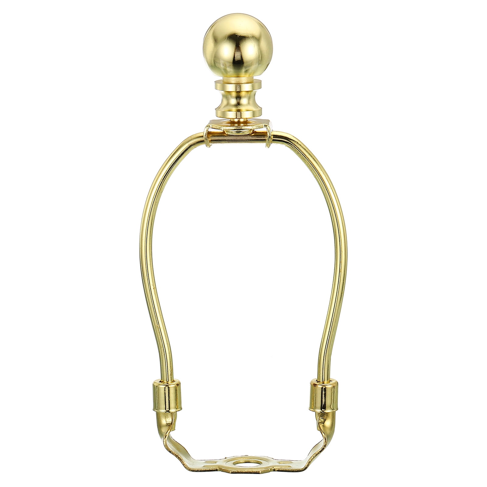 Uxcell 5 Inch Lamp Harp Kit with Finial Lamp Shade Holder Gold Tone, 1 ...