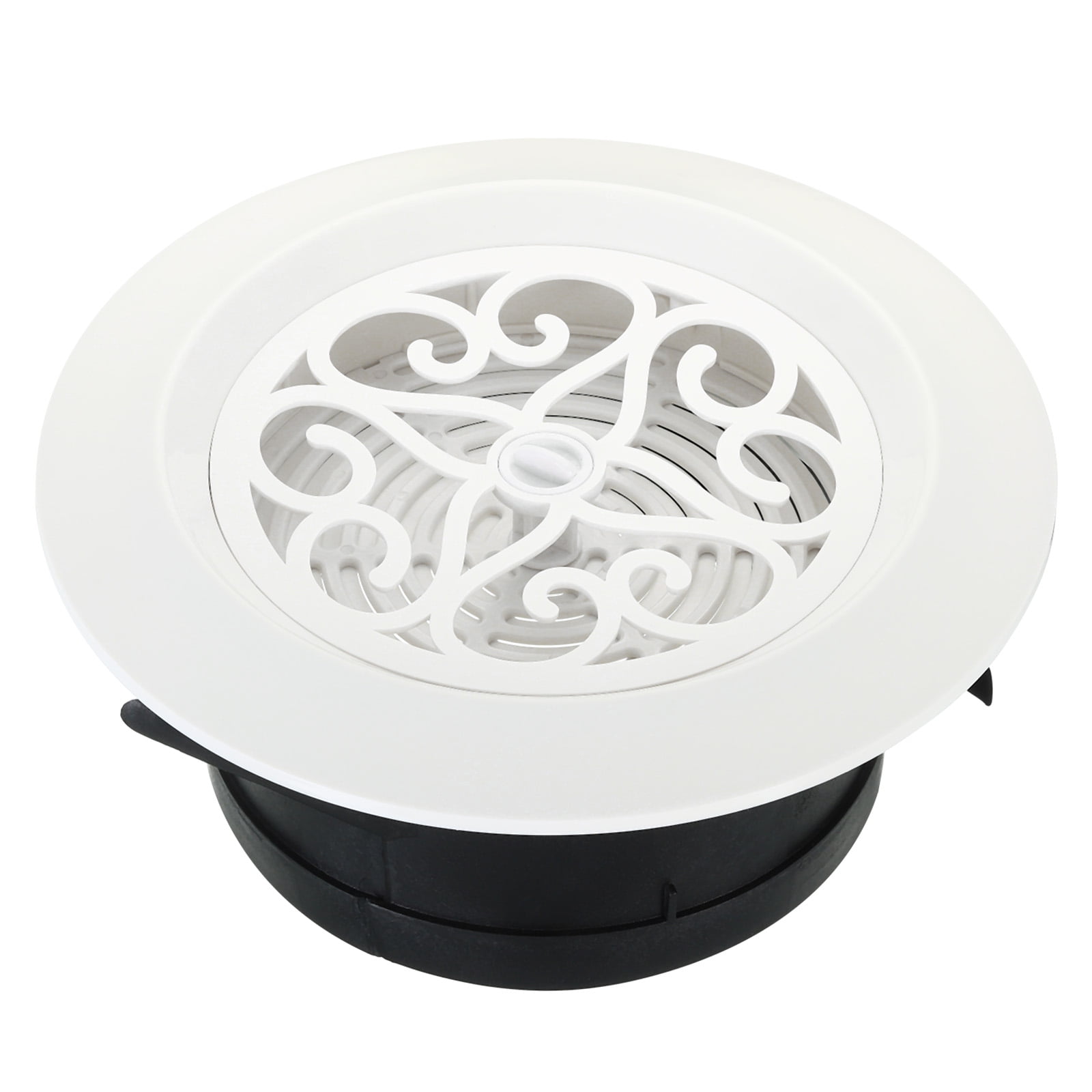 Uxcell 5 Inch Round Air Vent, Adjustable Ceiling Diffuser Grill Cover ...