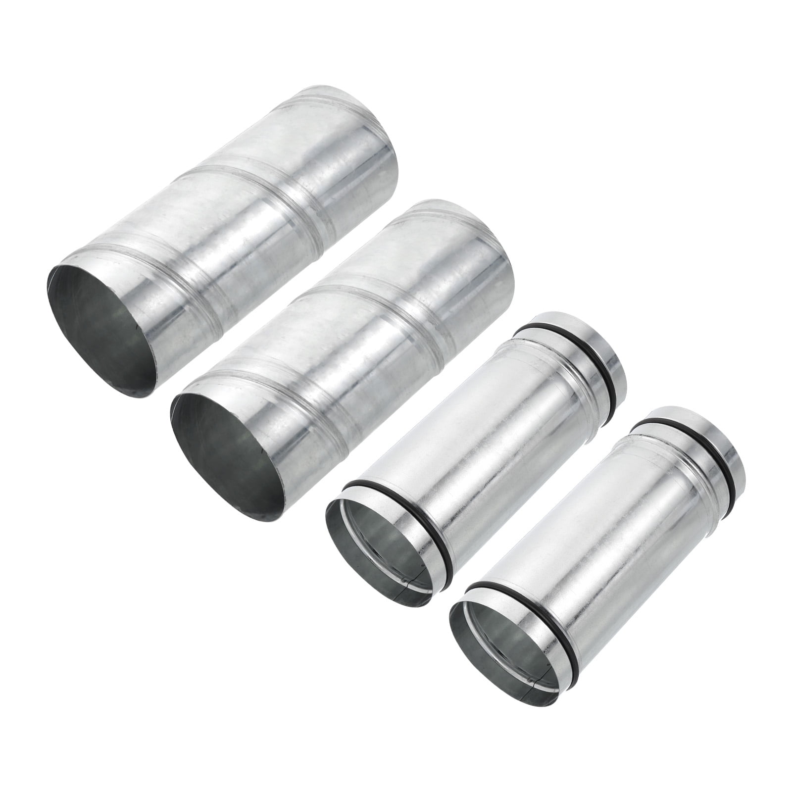 Uxcell 5 Inch Spiral Air Duct, 2 Pcs Adjustable 12 to 22 Inch Long ...