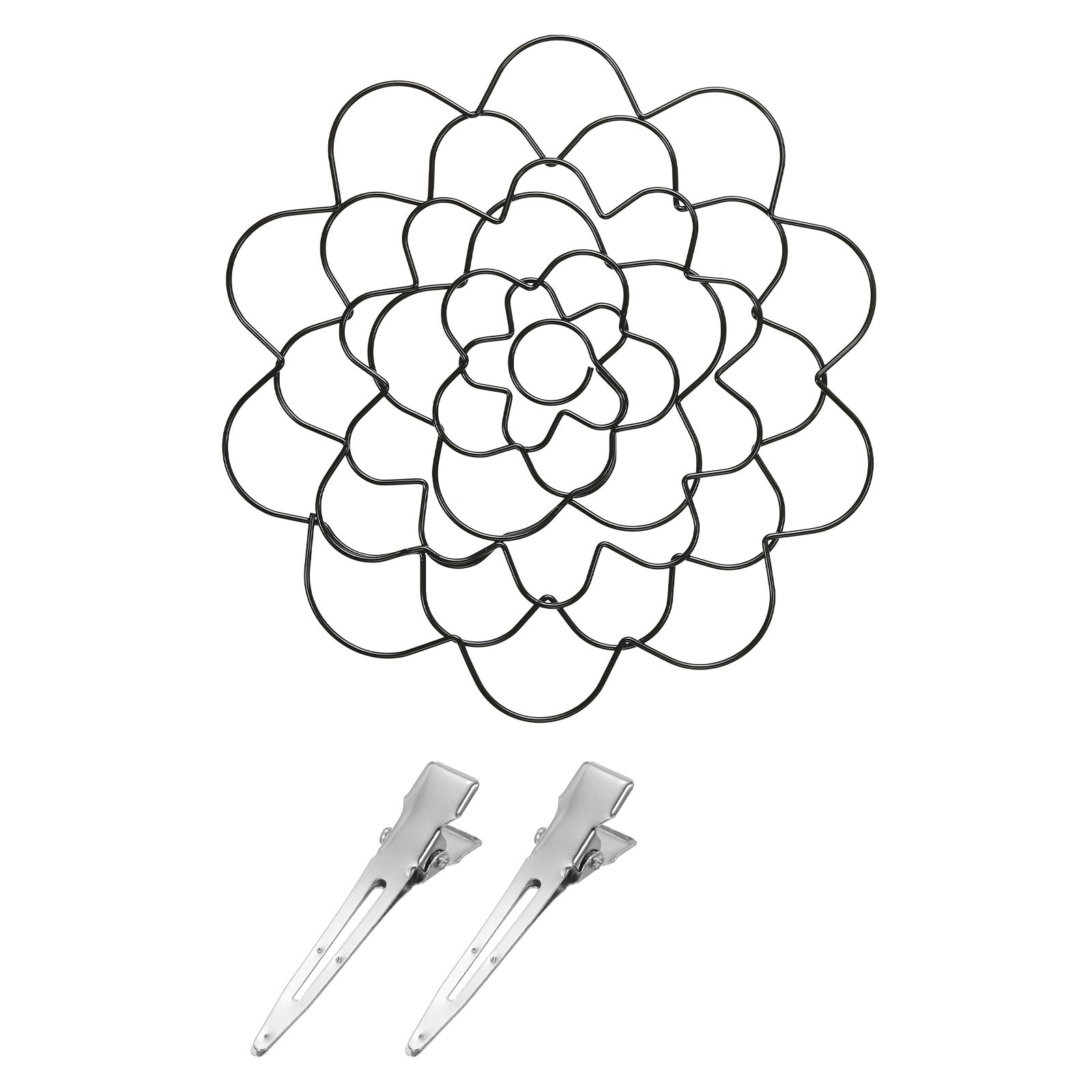 Uxcell 5 Inch Stainless Steel Flower Arranger Frog Lid Vase Insert with ...