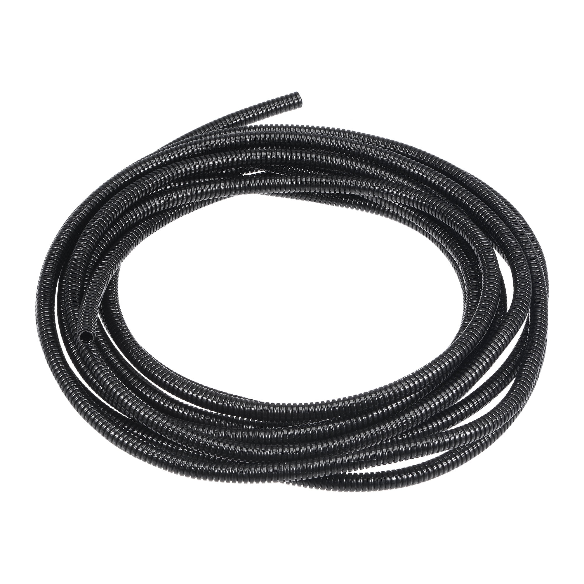Uxcell 5 M 5.2 x 7.2 mm PA Split Corrugated Conduit Tube for Garden ...