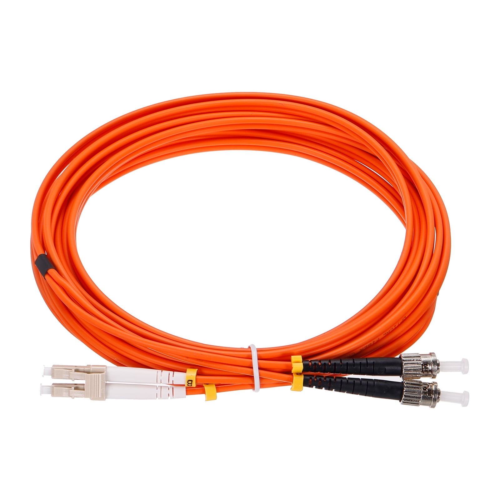 Uxcell 5 Meters 16.4Ft Fiber Patch Cable Multimode LC-ST OM2 LSZH Fiber ...