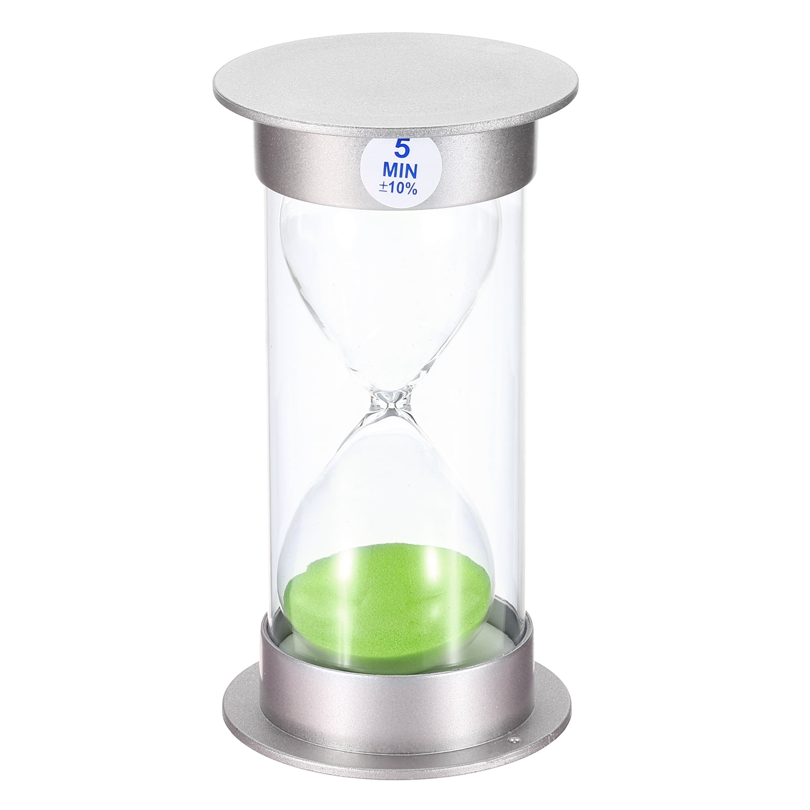 Uxcell 5 Minute Sand Timer, Sandy Clock, Count Down Sand Glass, Green ...