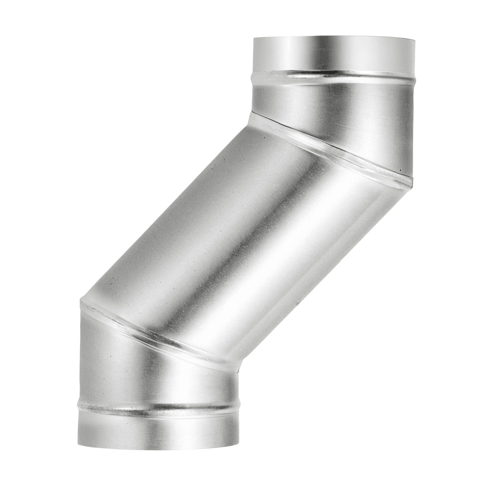 Uxcell 5" OD Round Metal Duct Offset, Dryer Vent Round Elbow Tube Bend ...