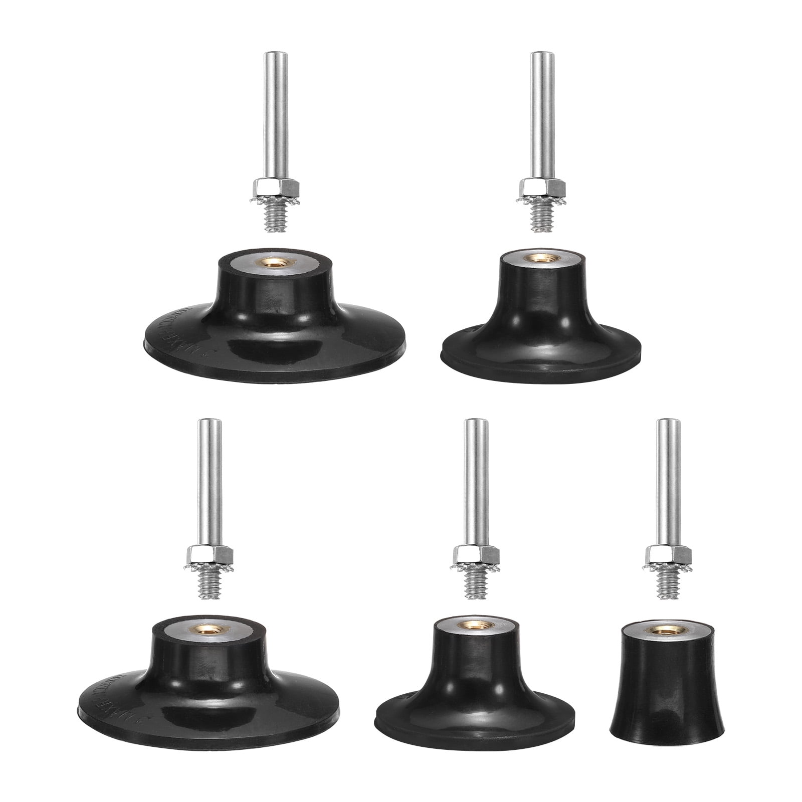Uxcell 5-Pack 1" 2 "3" Disc Pad Holder Quick Change Discs 1/4" Shank ...