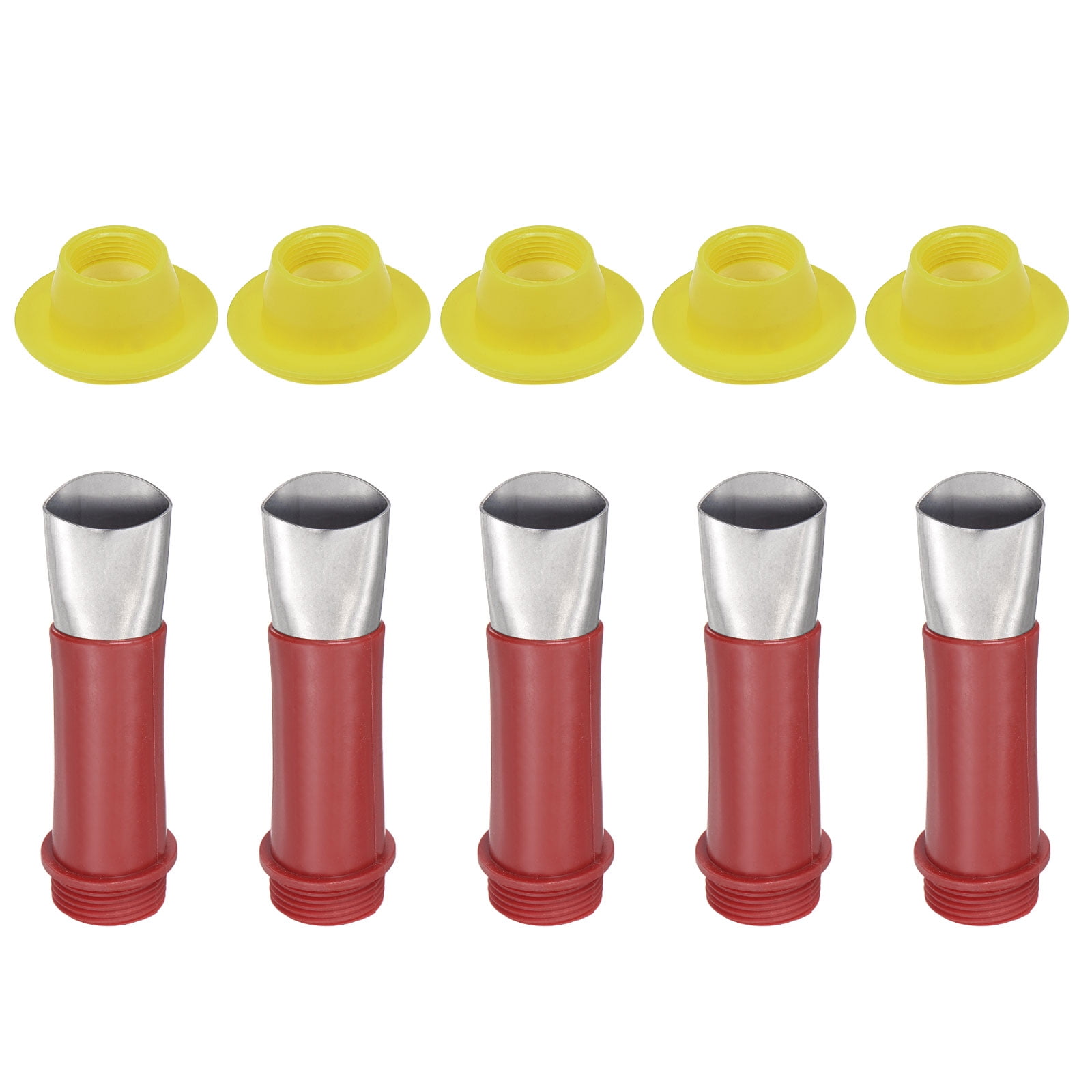 Uxcell 5 Pack 20mm Width Stainless Steel Caulk Nozzle Articulated ...