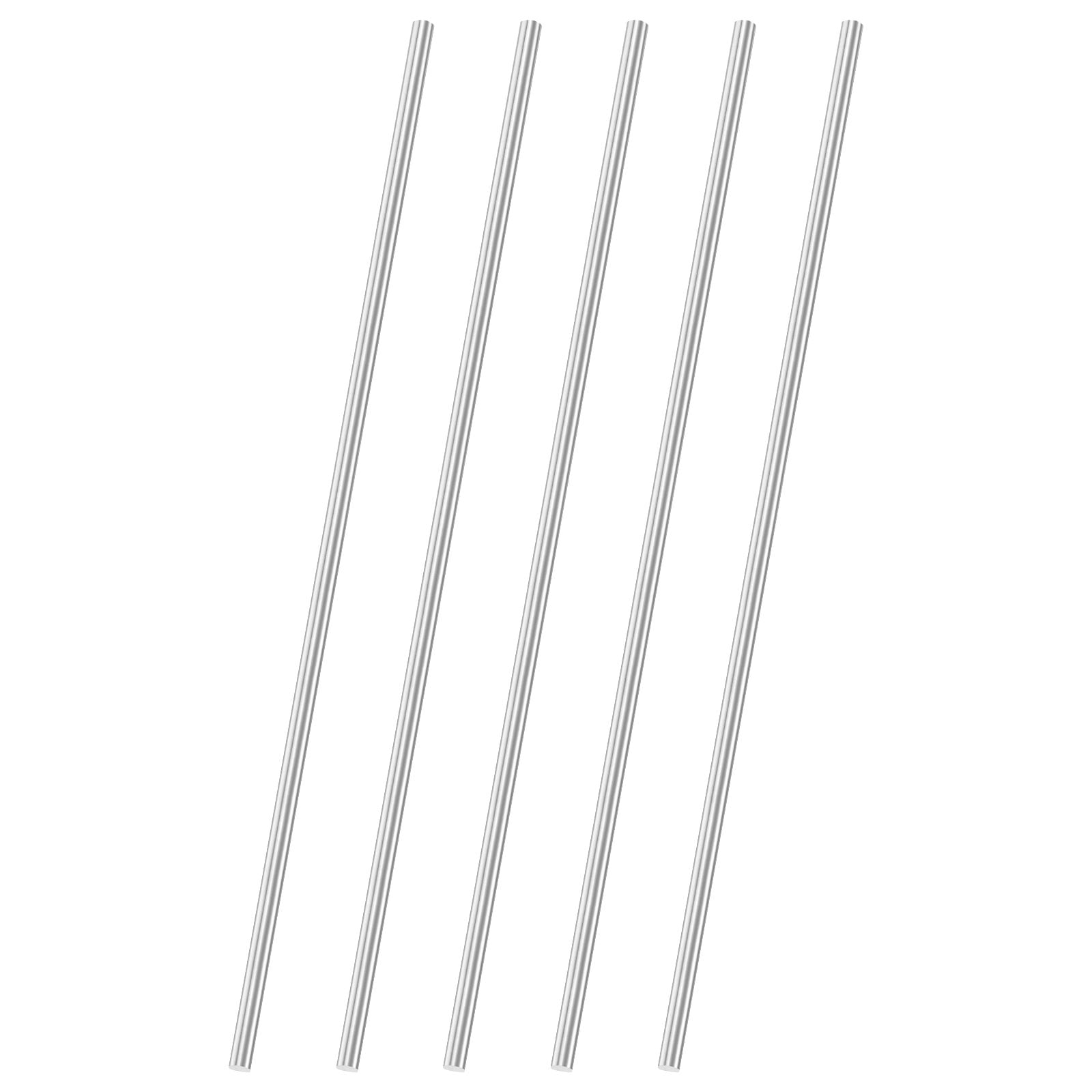 Uxcell 5-Pack 304 Stainless Steel Solid Round Rod, 3x150mm Metal Solid ...