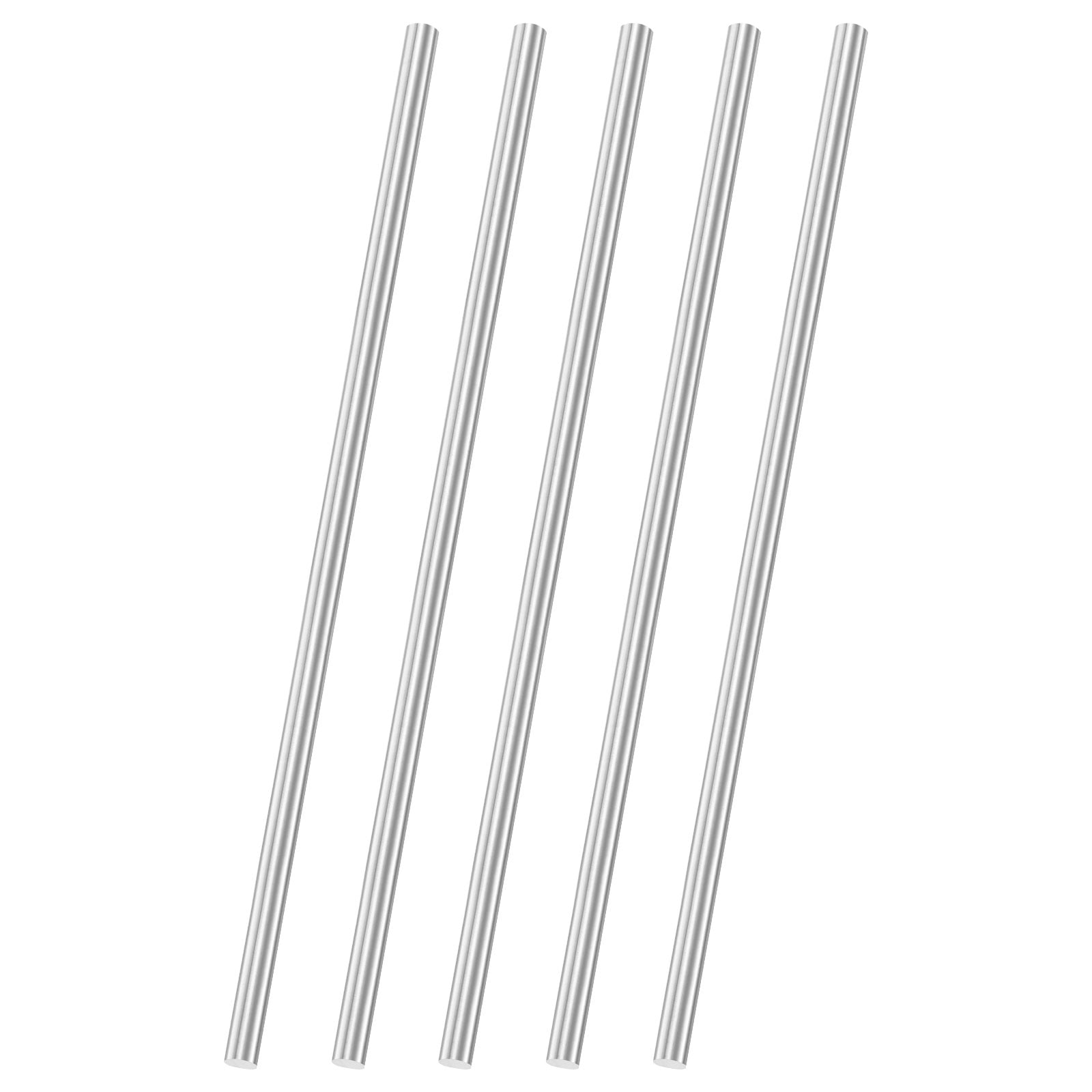 Uxcell 5-Pack 304 Stainless Steel Solid Round Rod, 6x200mm Metal Solid ...