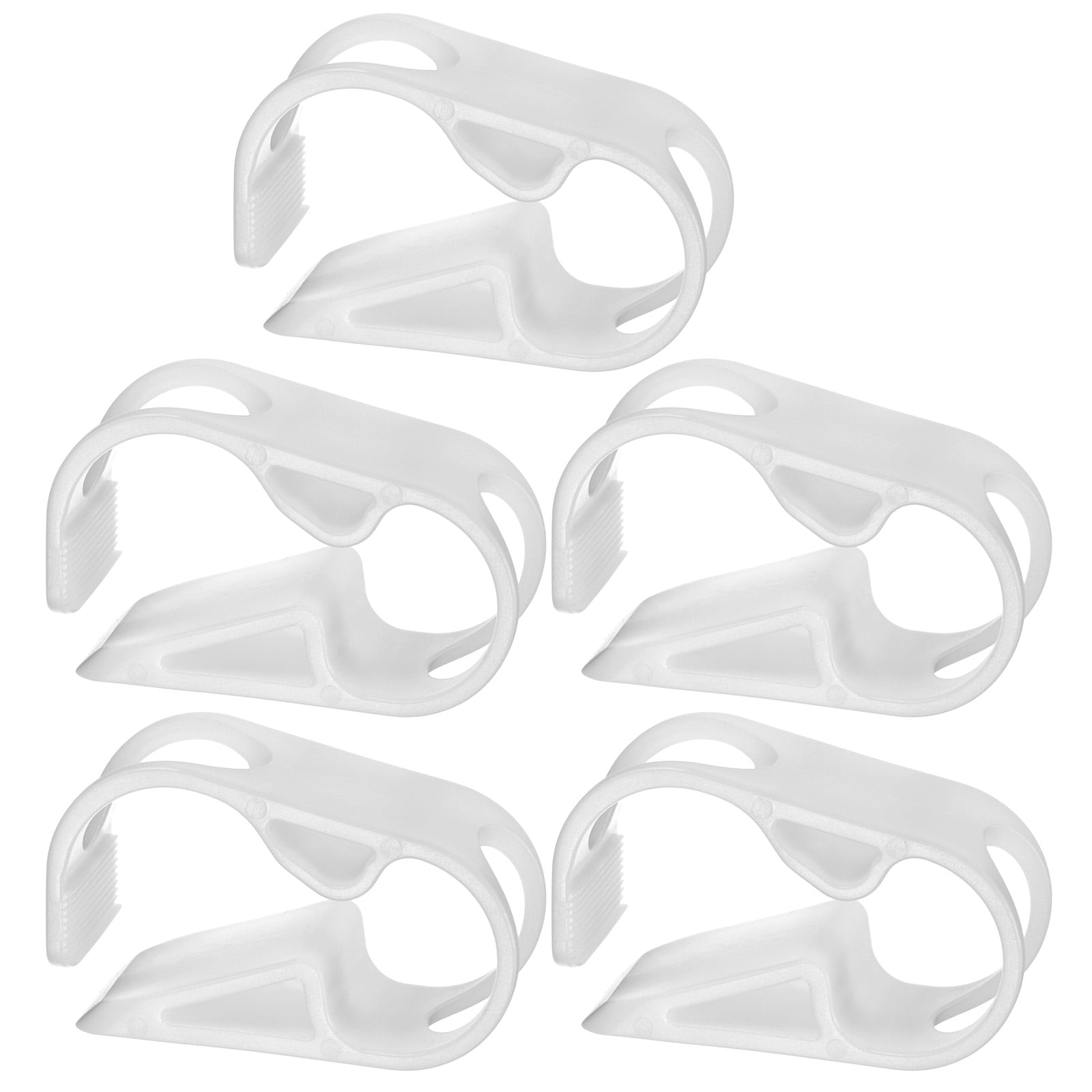 Uxcell 5-Pack Adjustable Plastic Tubing Clamps 5/7 - 1-1/32 Inch Water ...