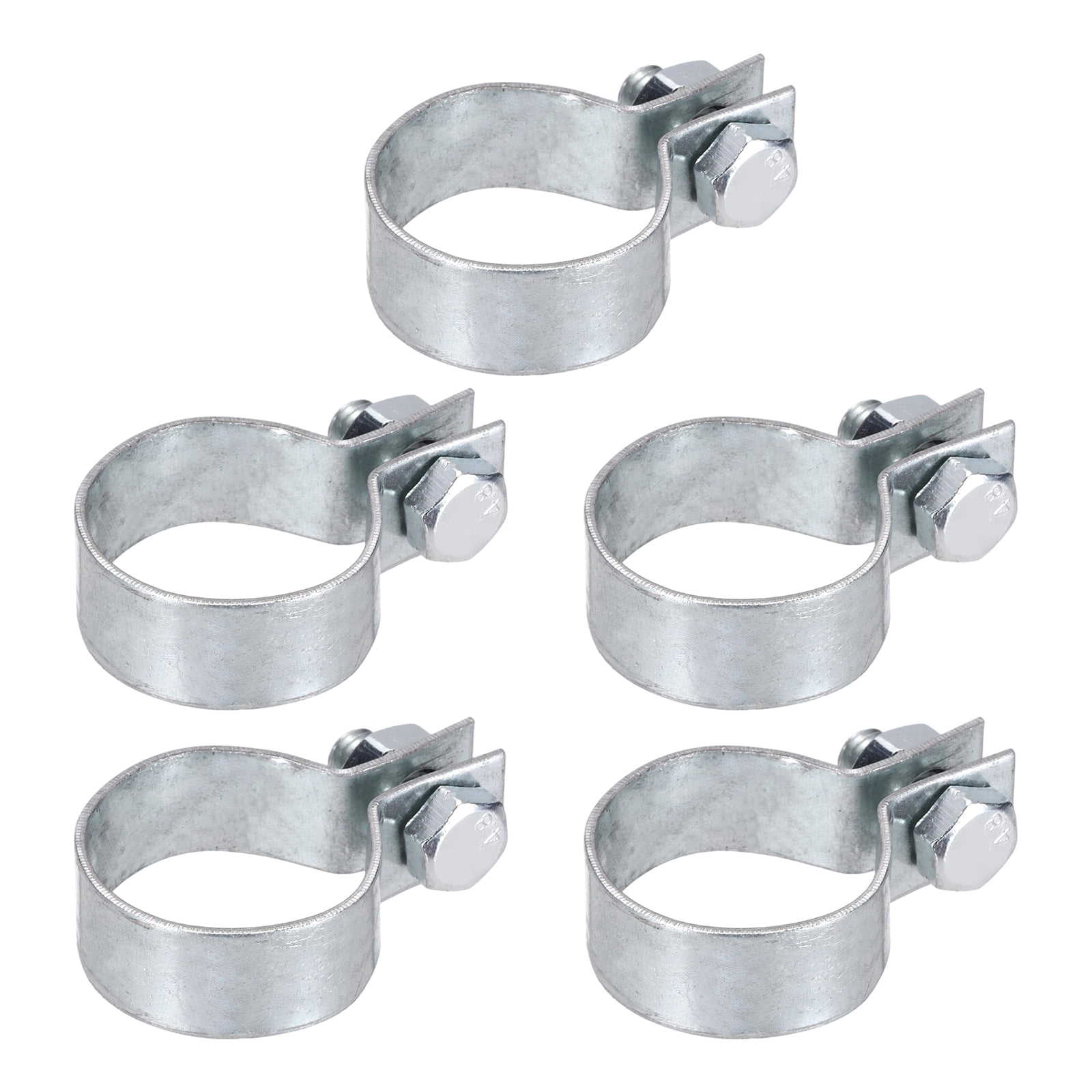 Uxcell 5 Pack Brace Bands Chain Link Fence, Galvanized Steel Tension ...