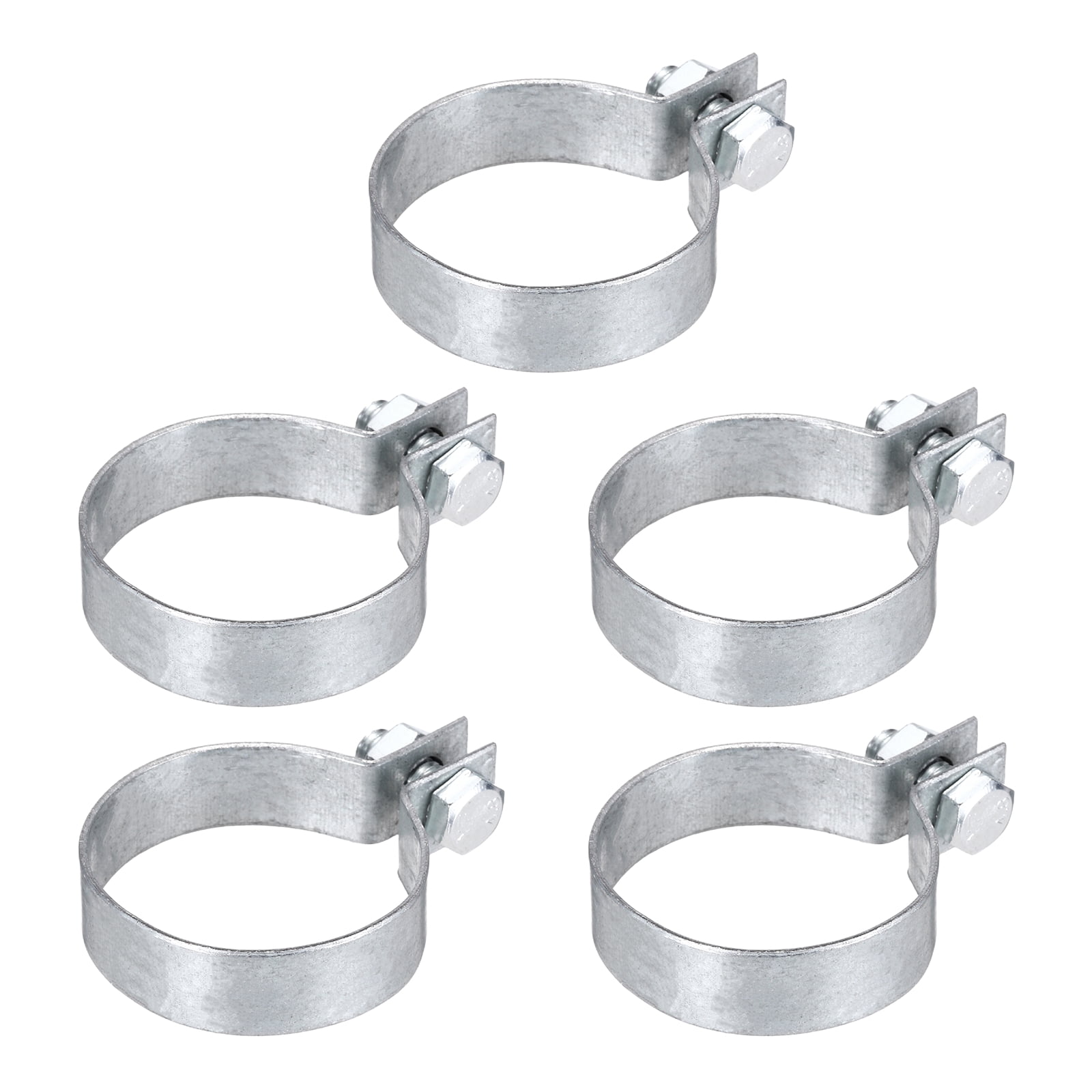 Uxcell 5 Pack Brace Bands Chain Link Fence, Galvanized Steel Tension ...