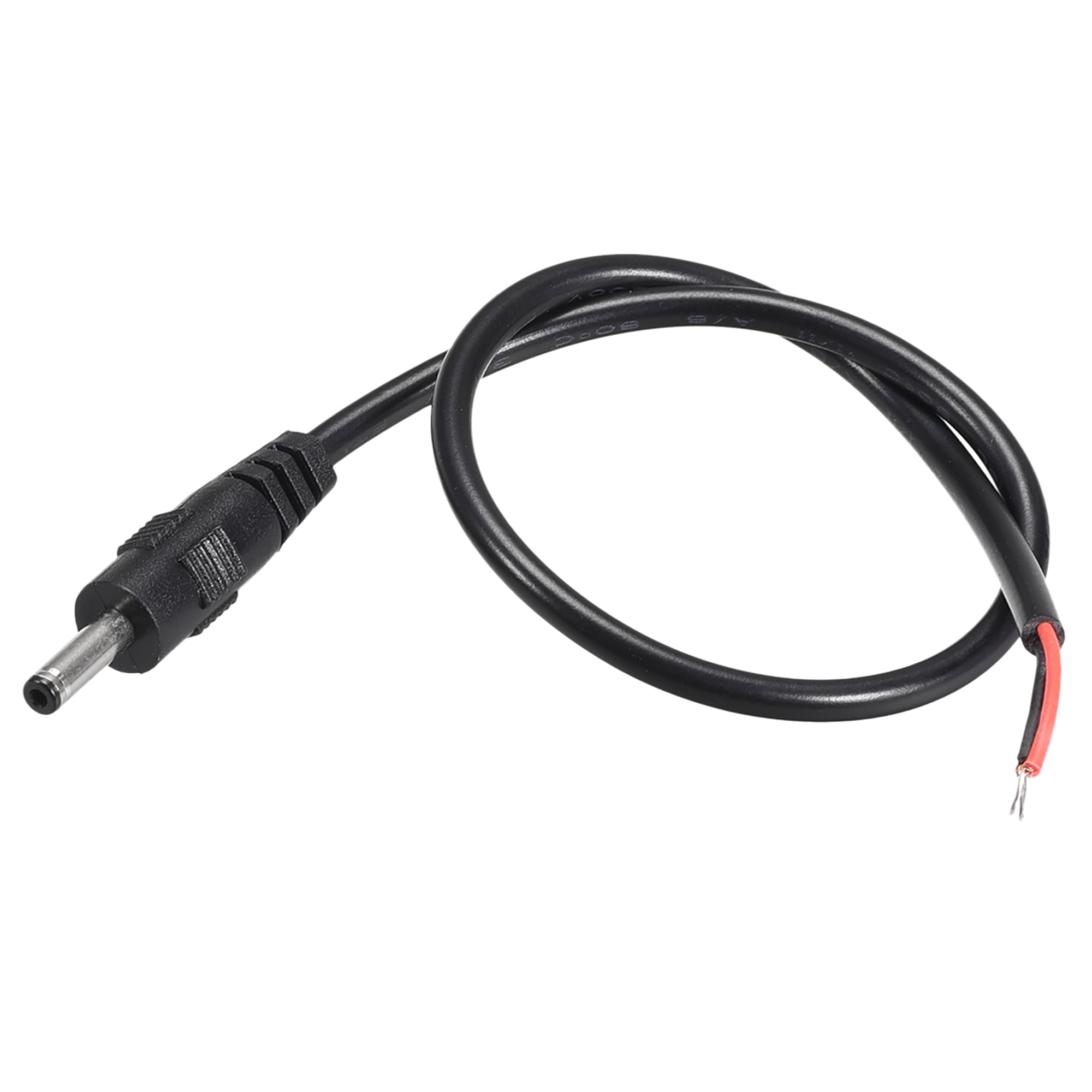 Uxcell 5 Pack DC Power 3.5mm x 1.35mm 1A 30cm,Barrel Male Plug ...