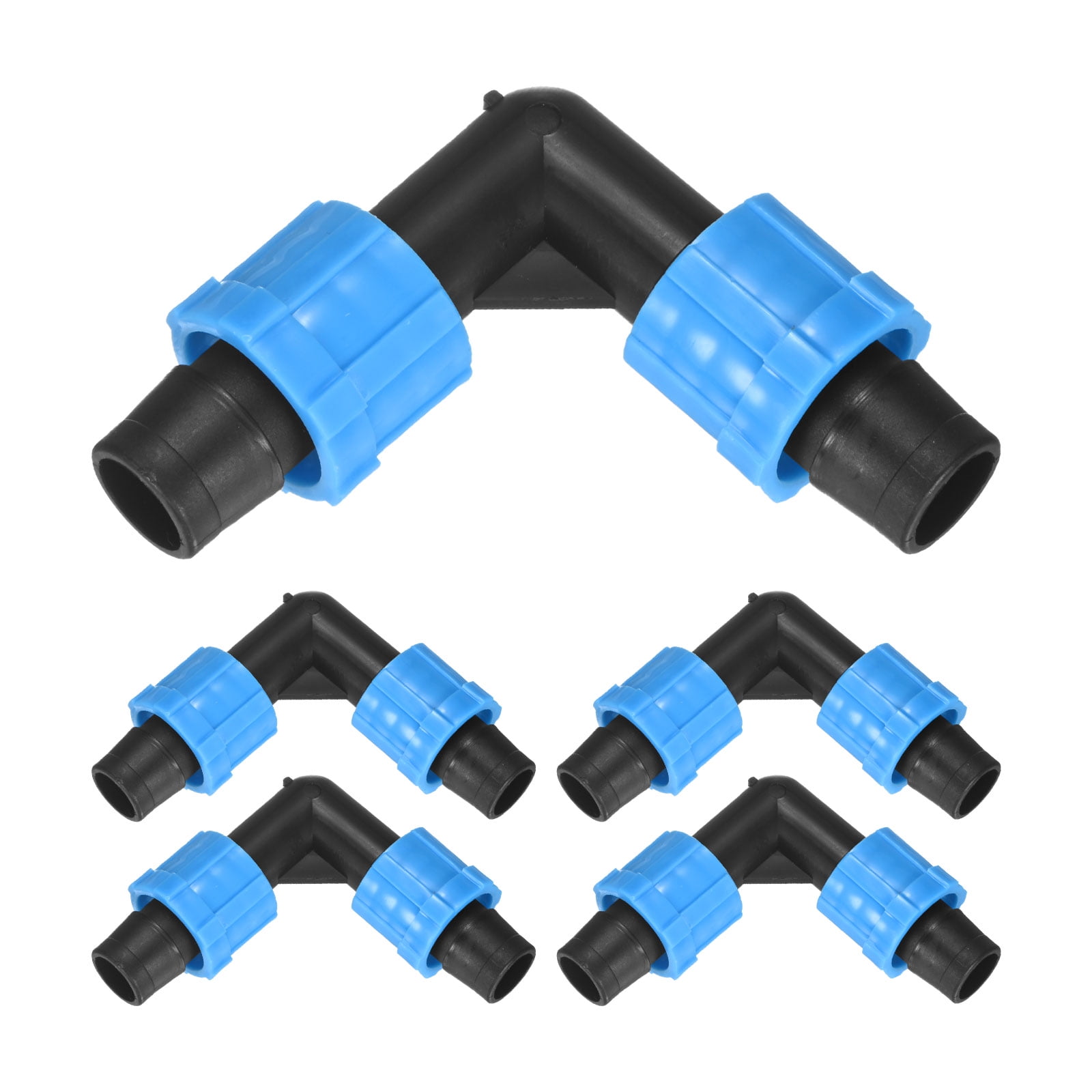 Uxcell 5-Pack Drip Irrigation Barbed Locking Fittings, for 5/8 Inch ...