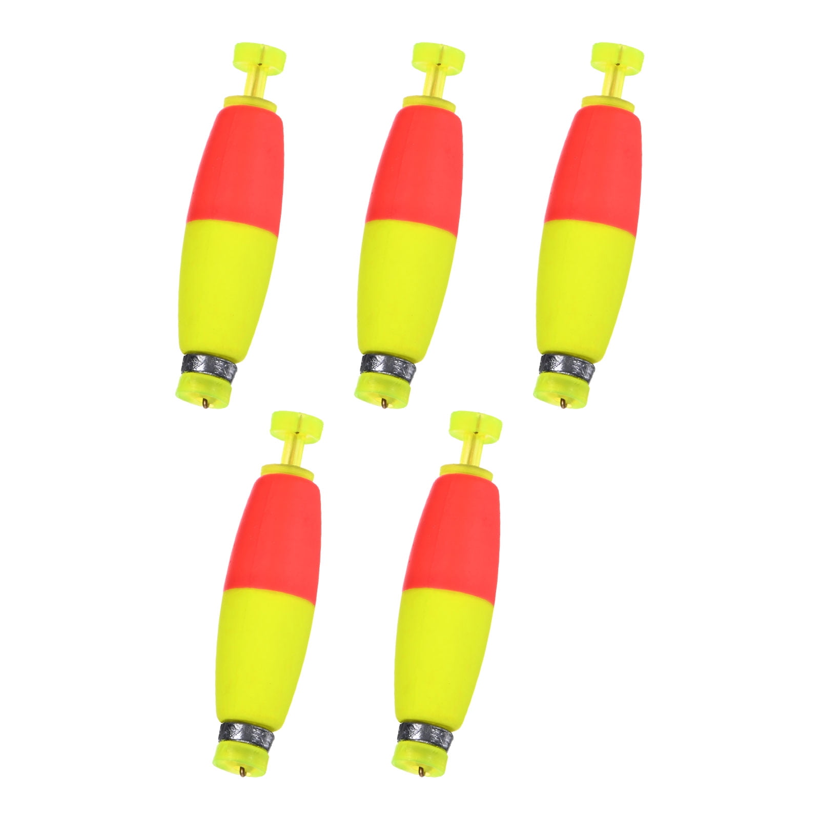 Uxcell 5-Pack Fishing Bobbers Floats, 2 Inch EVA Foam Weighted Bobbers ...