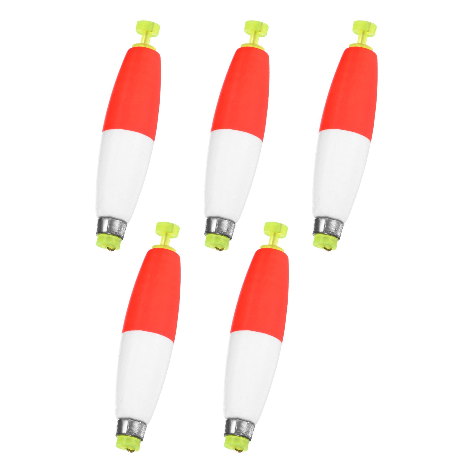 Uxcell 5-Pack Fishing Bobbers Floats, 3 Inch EVA Foam Weighted Bobbers ...