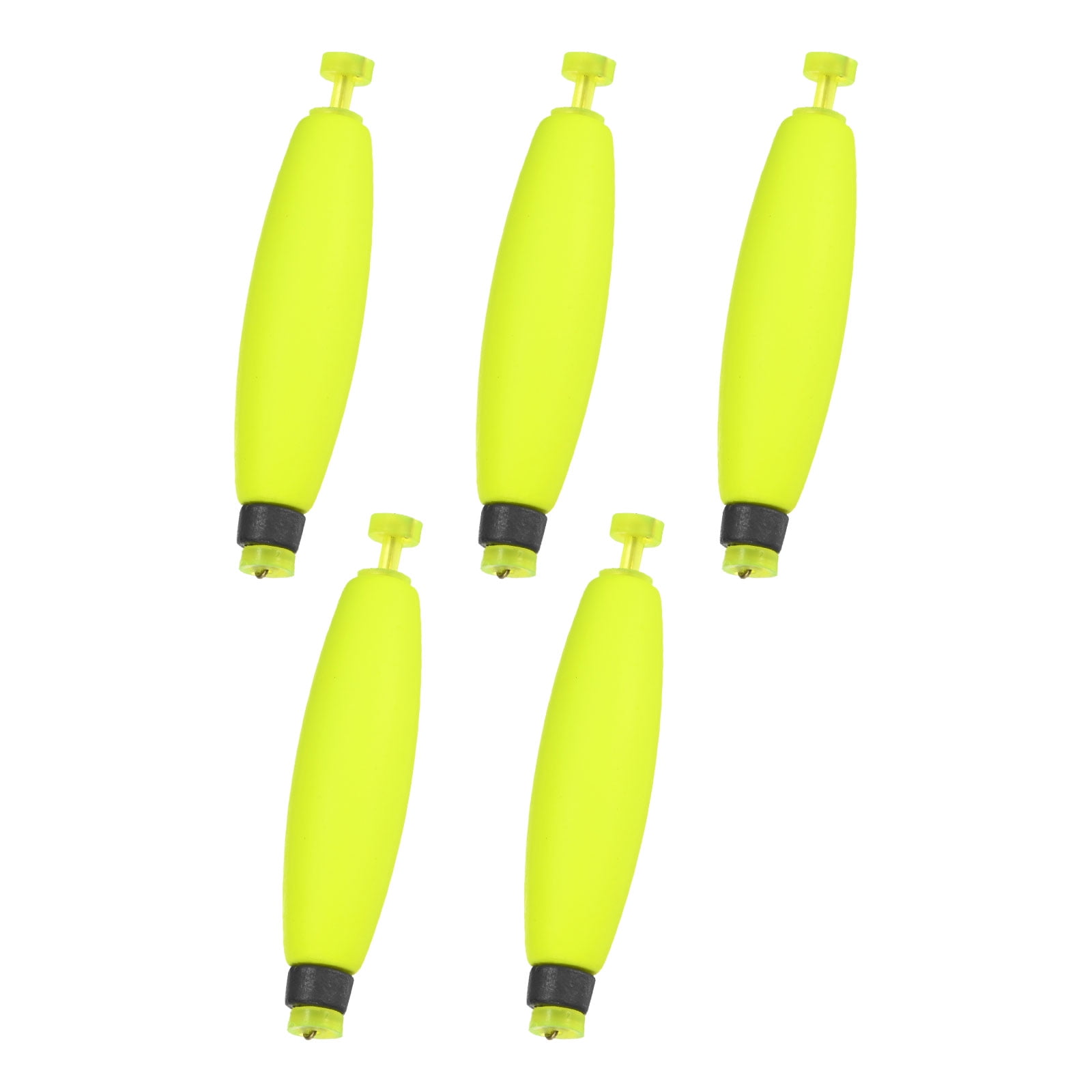 Uxcell 5-Pack Fishing Bobbers Floats, 3 Inch EVA Foam Weighted Bobbers ...