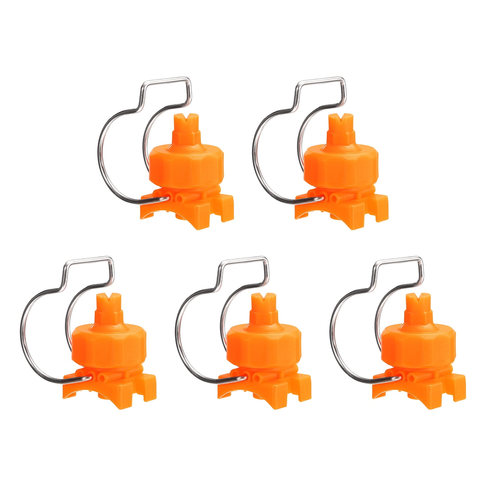 Uxcell 5 Pack Flat Fan Spray Tip, 65 Degree Spray Nozzle with Clip ...