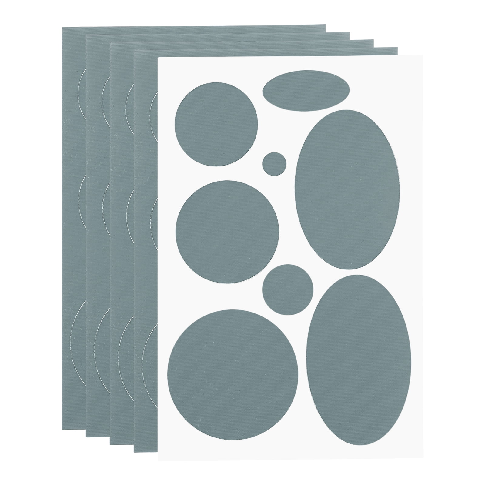 Uxcell 5 Pack Repair Patch Kits, Fabric Self-Adhesive Patches Grey ...
