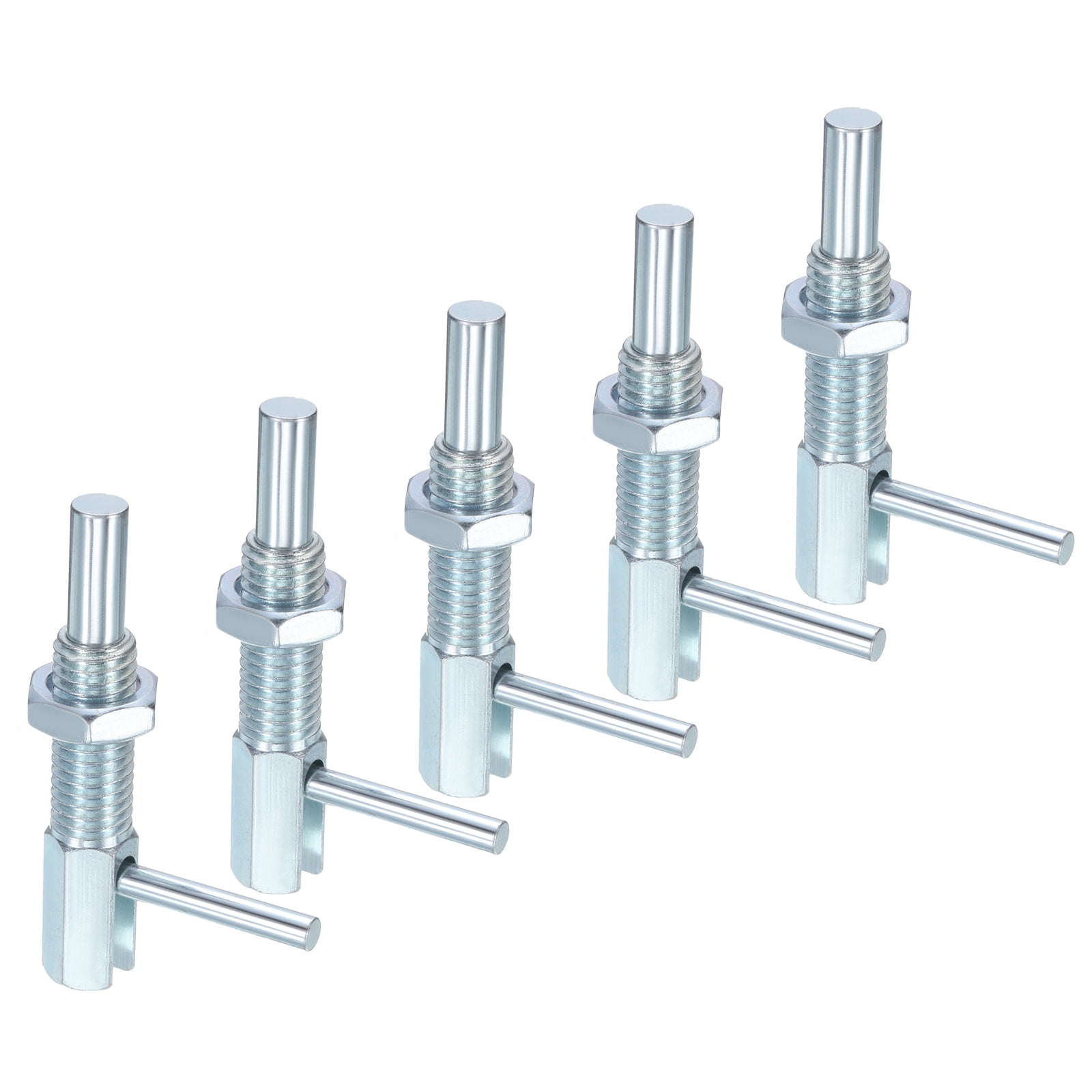 Uxcell 5 Pack Retractable Indexing Plunger Pin, M12 L Spring Plunger ...