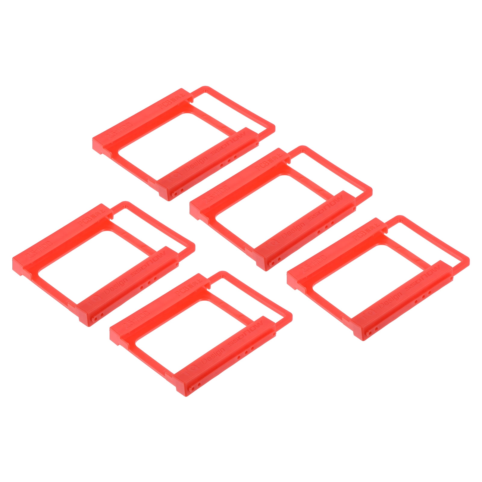 Uxcell 5 Pack SSD Hard Drive Bracket 2.5" to 3.5" Drive Bays Plastic ...