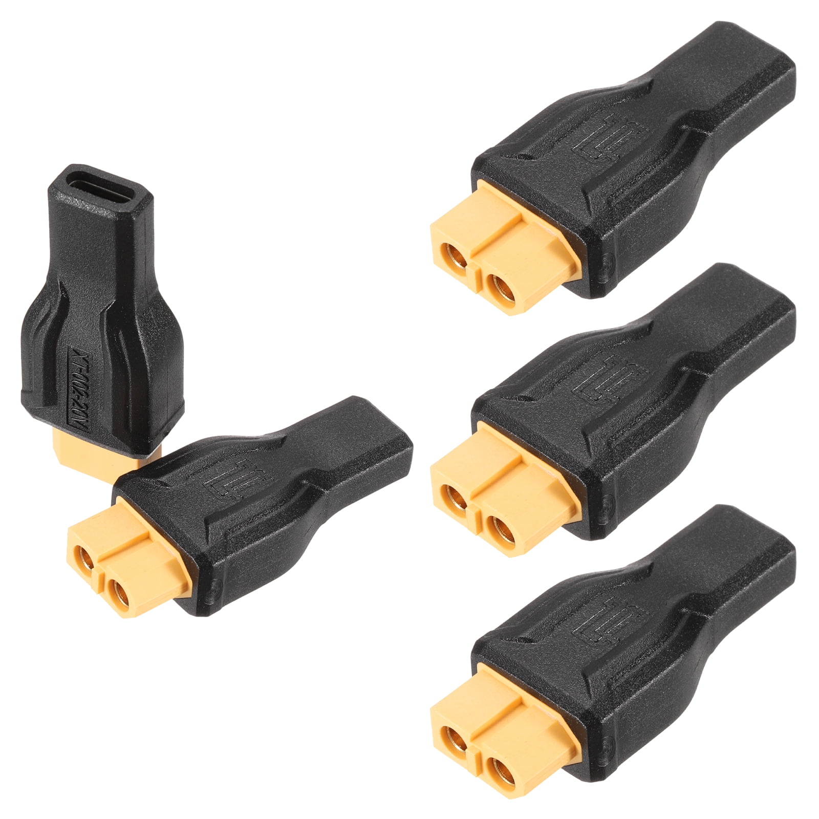 Uxcell 5 Pack XT60 Adapter, XT60 Female to USB-C Female Wireless ...