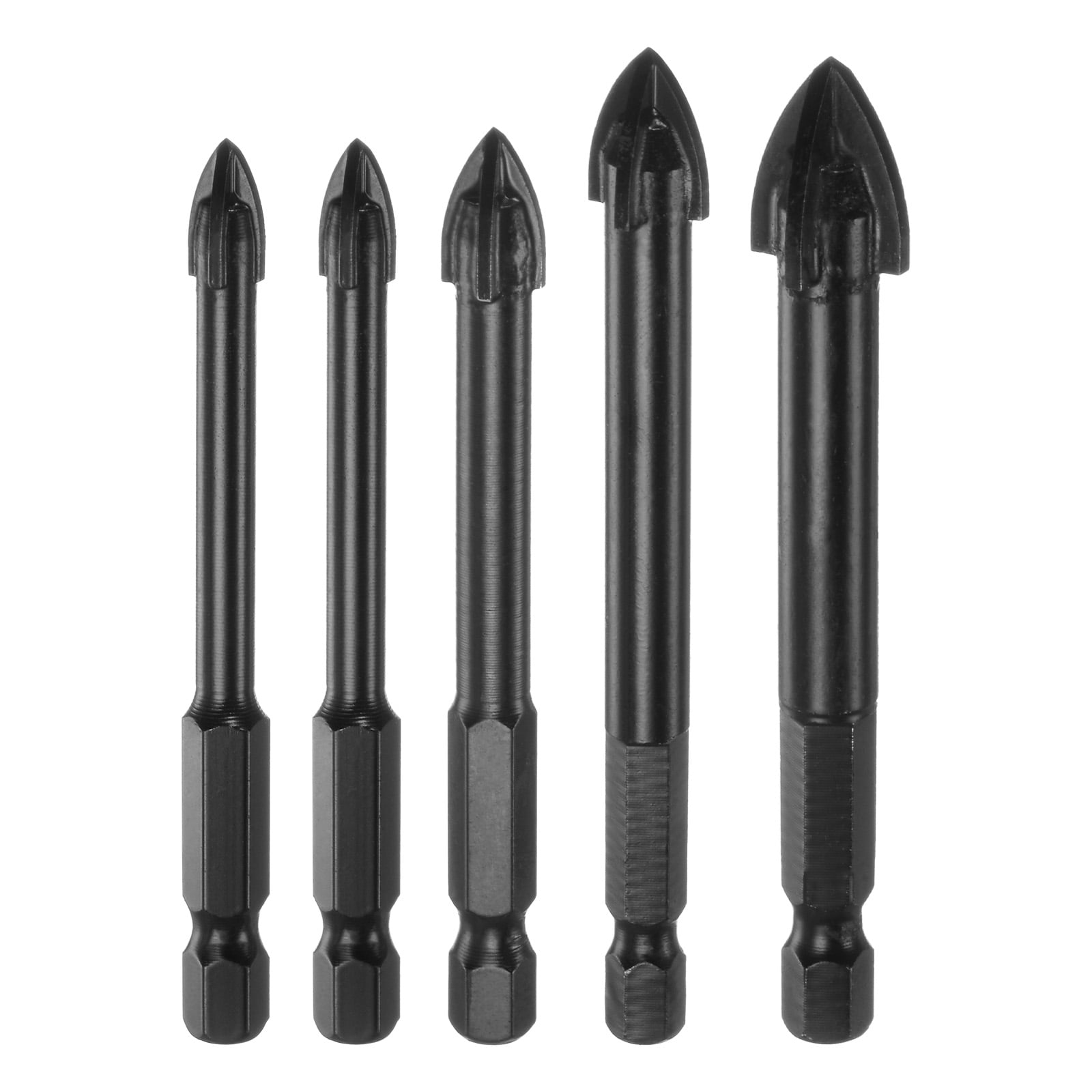 Uxcell 5 Packs 6mm 6mm 8mm 10mm 12mm Chrome Plated Tile Glass Concrete ...