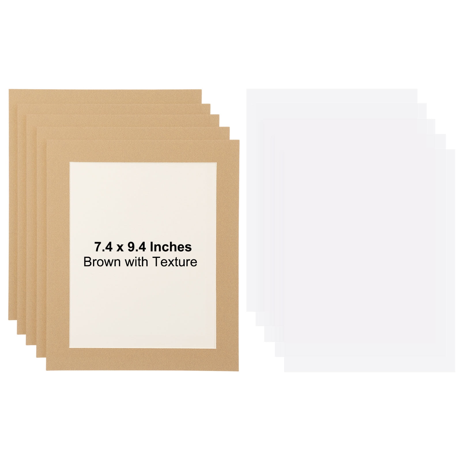 Uxcell 5 Packs Cardboard Picture Frame, 9.8 x 11.8 Inch Photo Wall ...