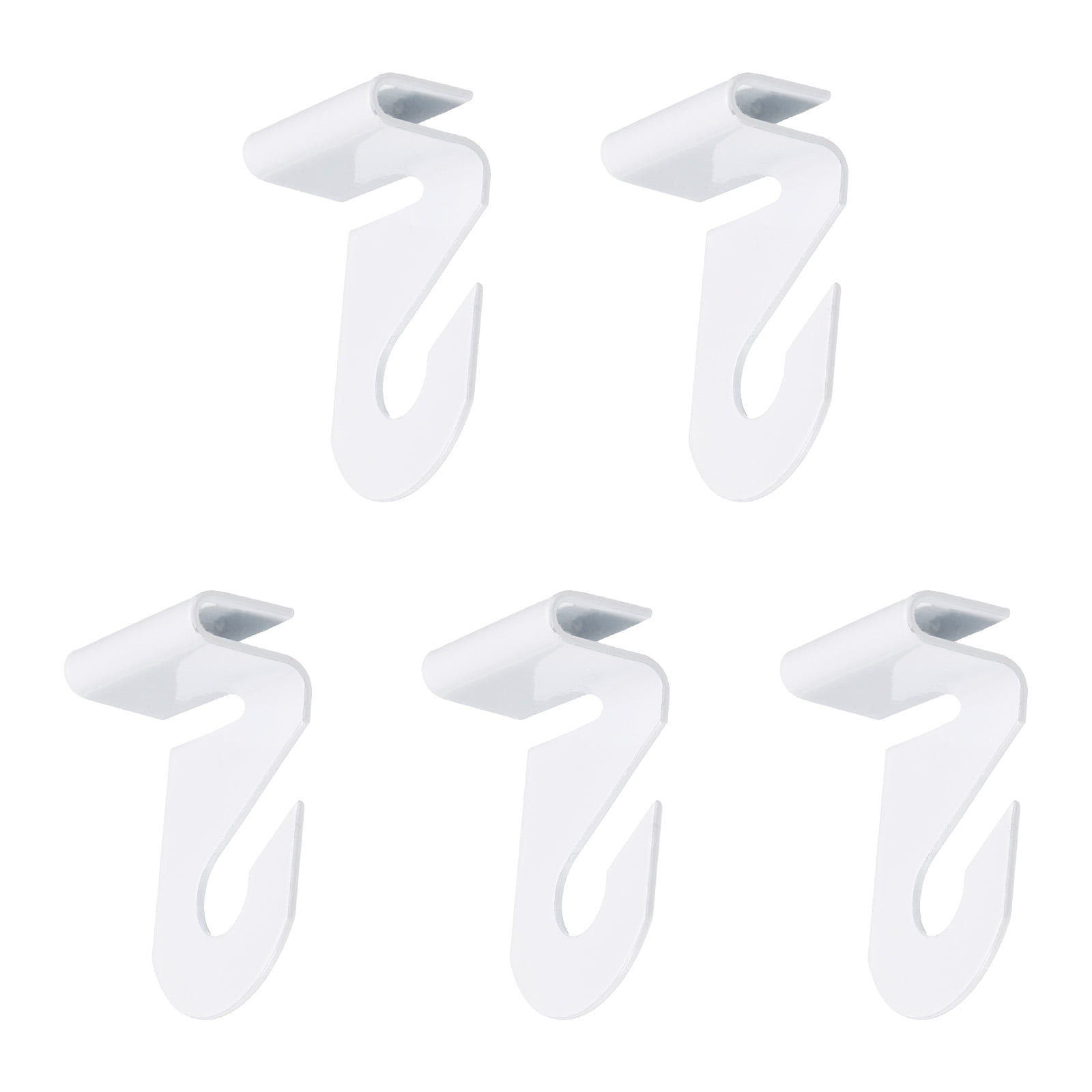 Uxcell 5 Pair Drop Ceiling Hooks 1" W Metal T-Bar Track Clip Suspended ...