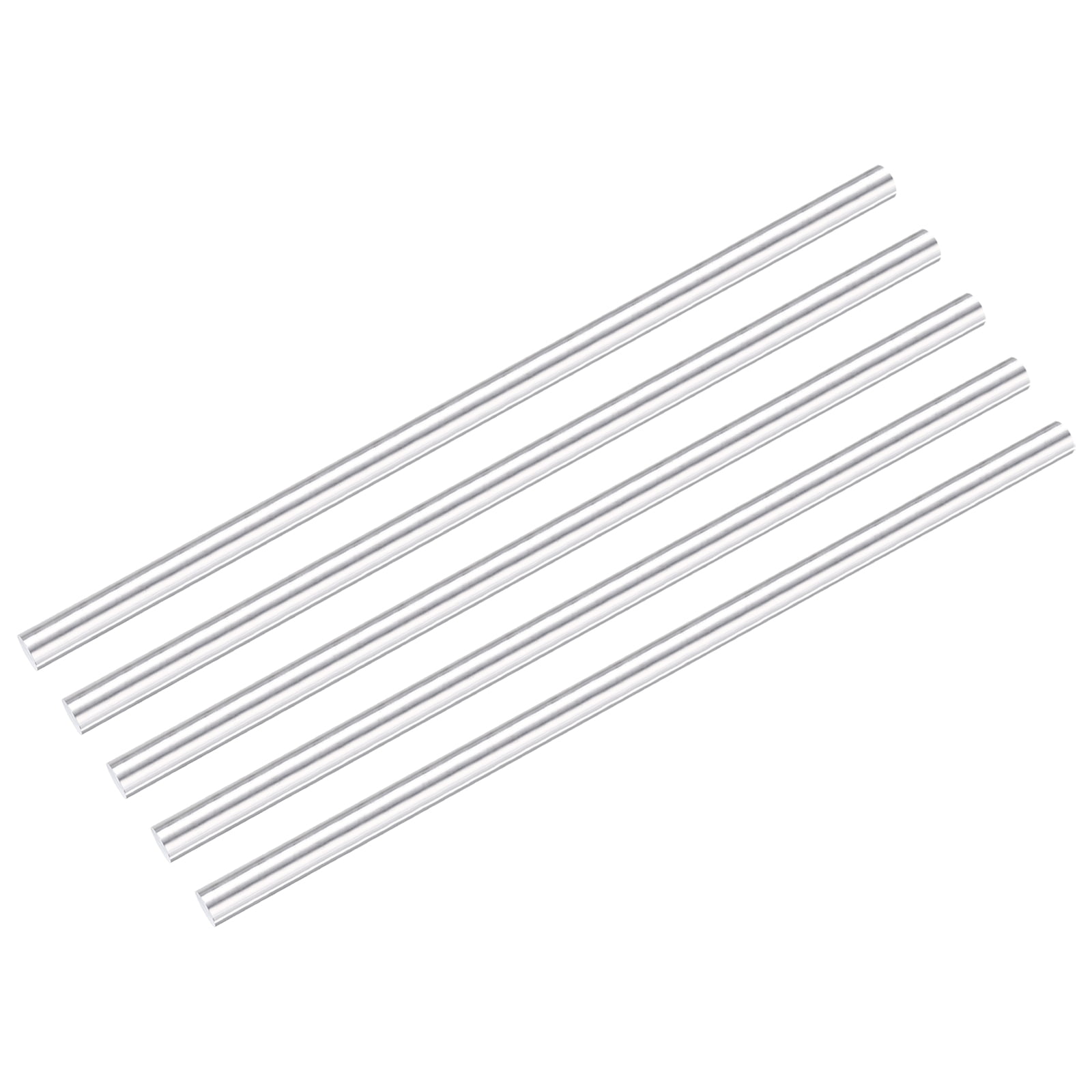 Uxcell 5 Pcs Aluminum Rods,1/2" Dia 16"Long Solid Round Rod Stick 6061 ...
