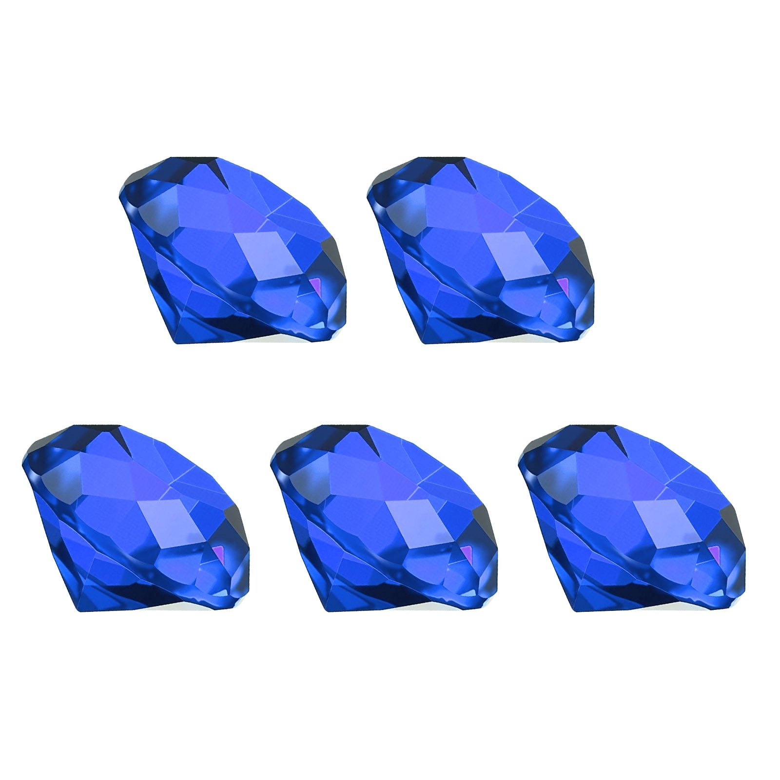 Uxcell 5 Pcs Diamond Crystal Paperweight, 30mm / 1.18 Inch Crystal ...
