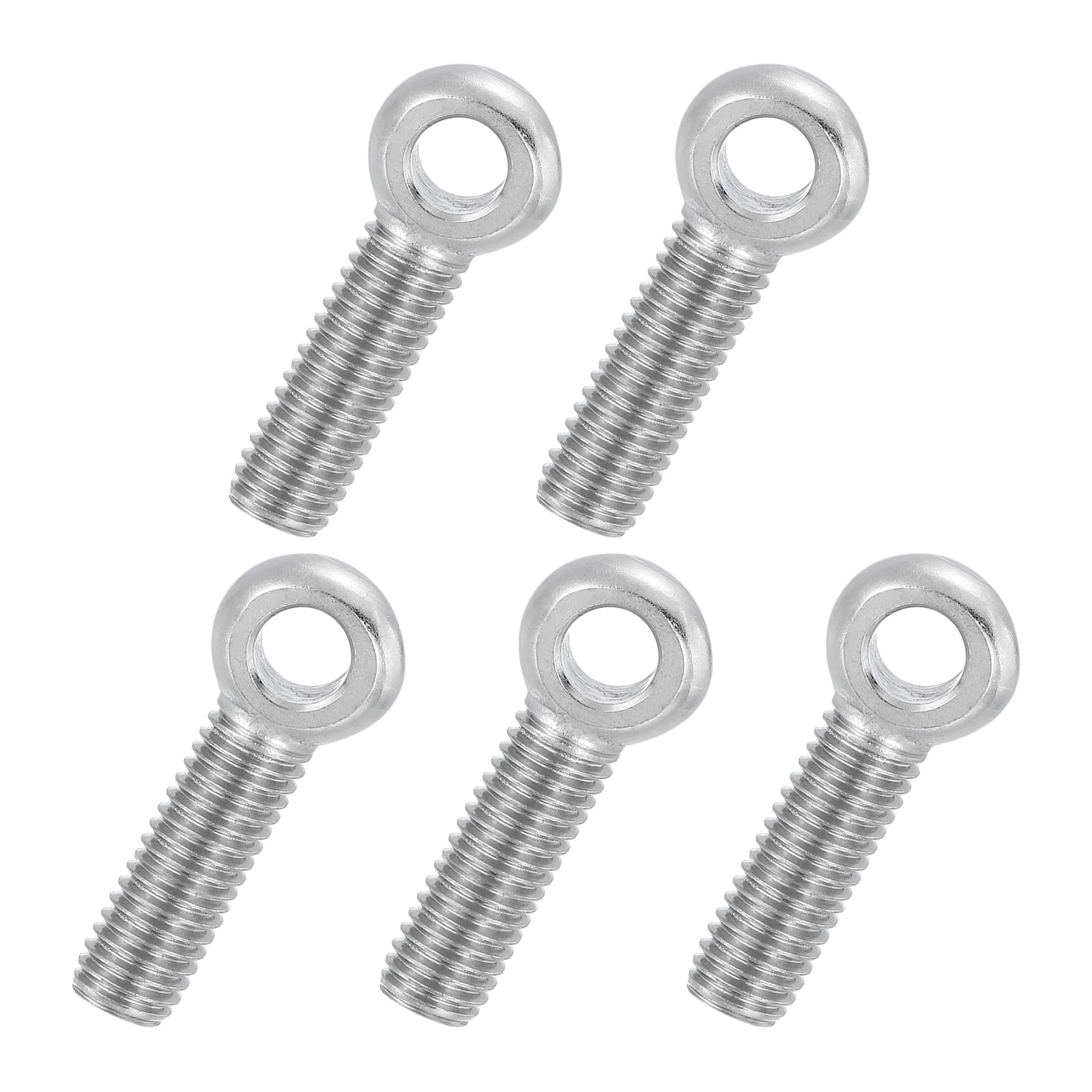 Uxcell 5 Pcs M10x45mm Shoulder Swing Lifting Eye Bolt, 304 Stainless ...