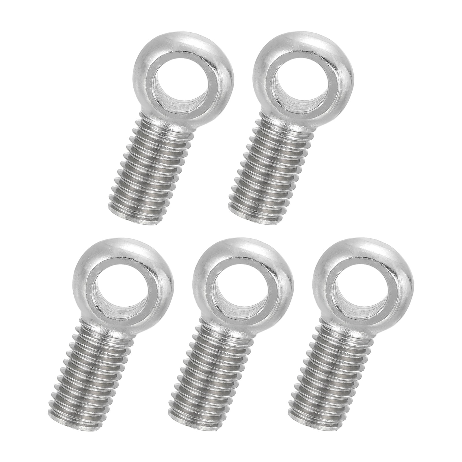 Uxcell 5 Pcs M12x30mm Shoulder Swing Lifting Eye Bolt, 304 Stainless ...