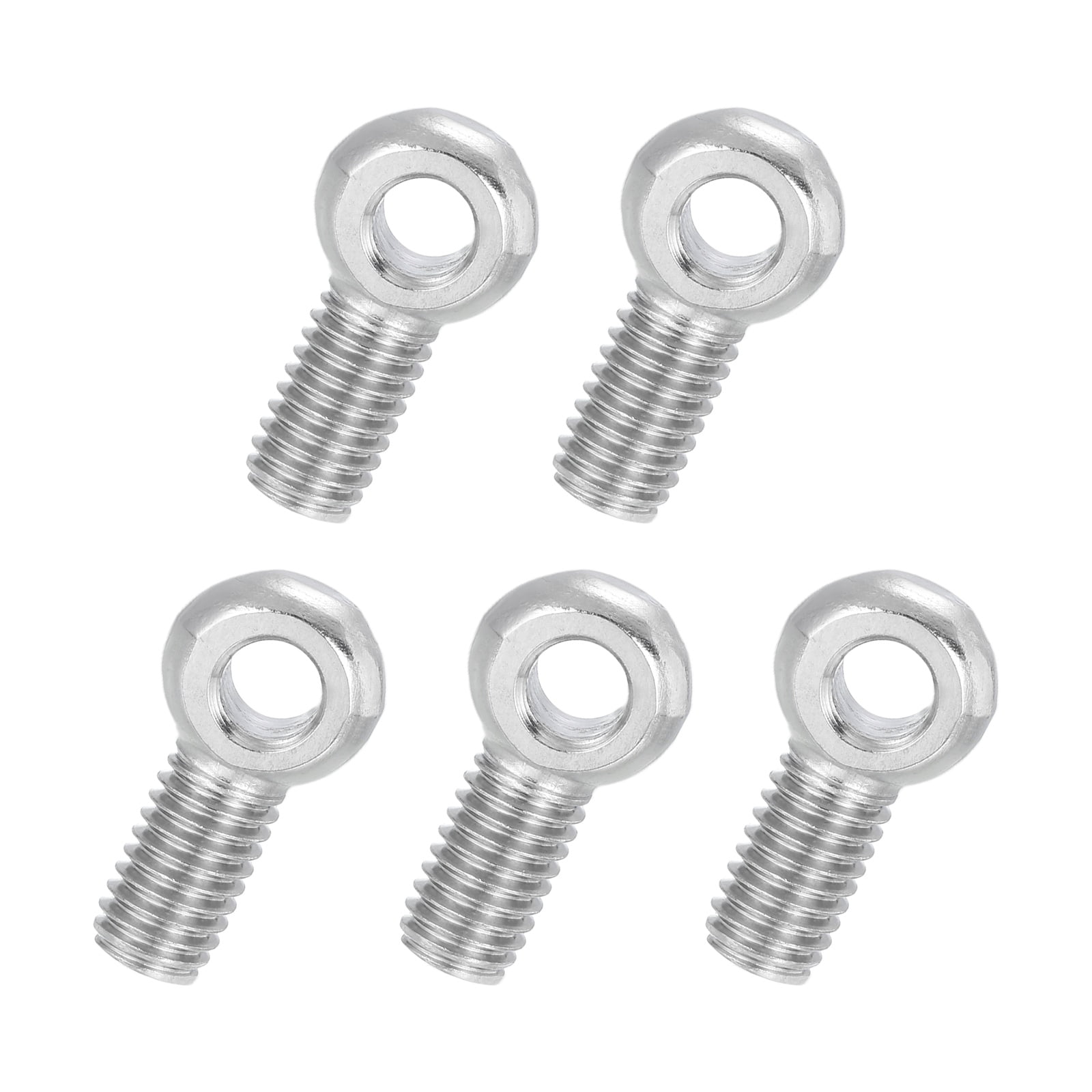 Uxcell 5 Pcs M8x20mm Shoulder Swing Lifting Eye Bolt, 304 Stainless ...