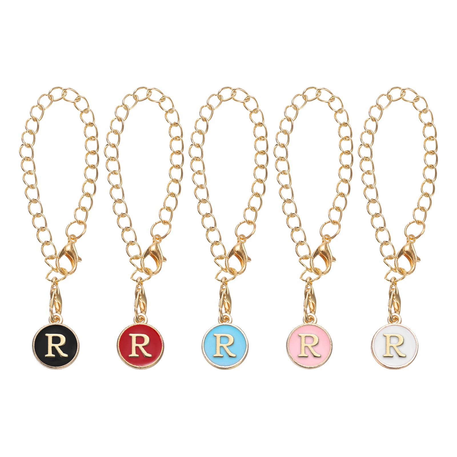 Uxcell 5 Pcs R Letter Charm Accessories for Tumblers with Handle, Black ...