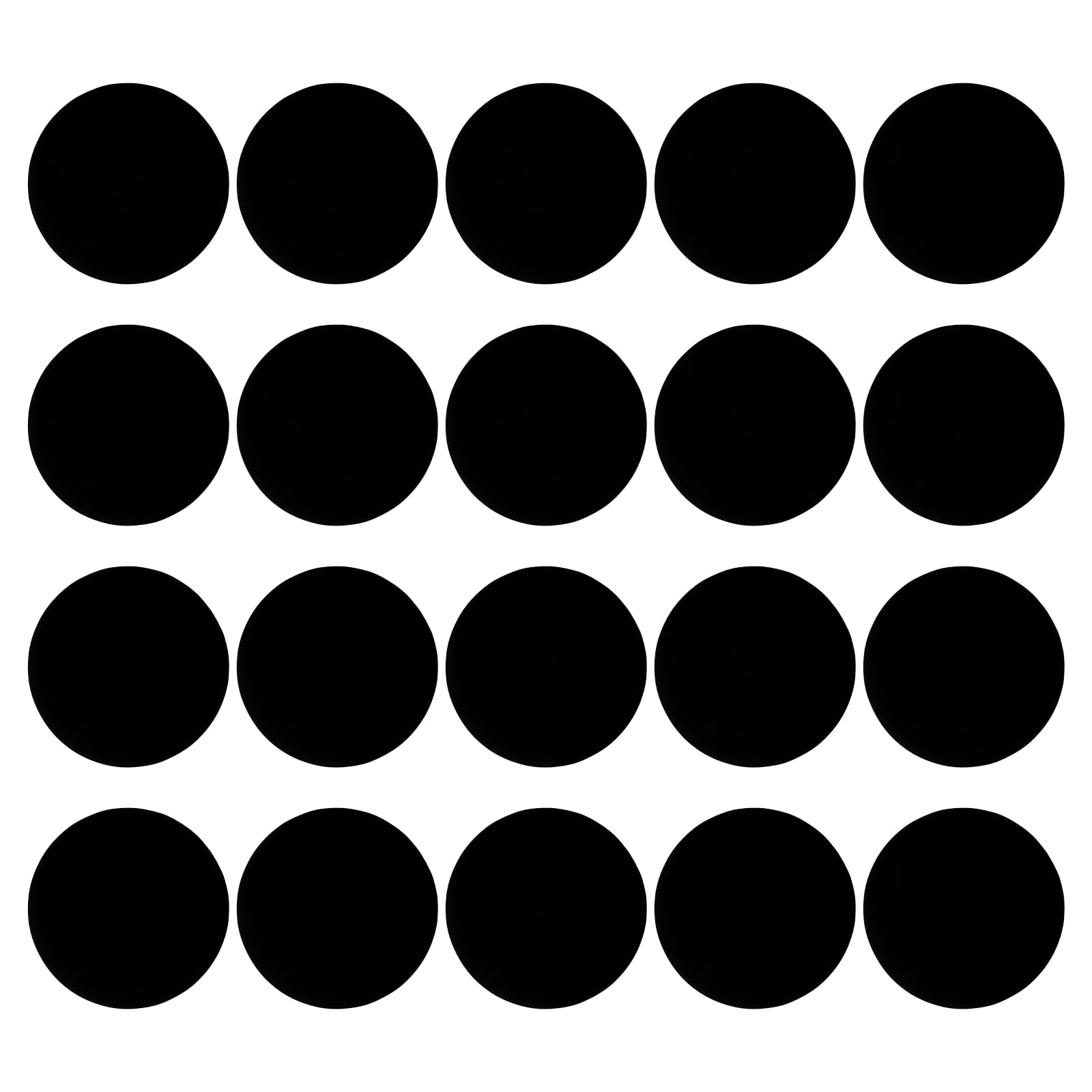 Uxcell 5" Round Floor Sticker Classroom Spot Marker Adhesive Waterproof ...