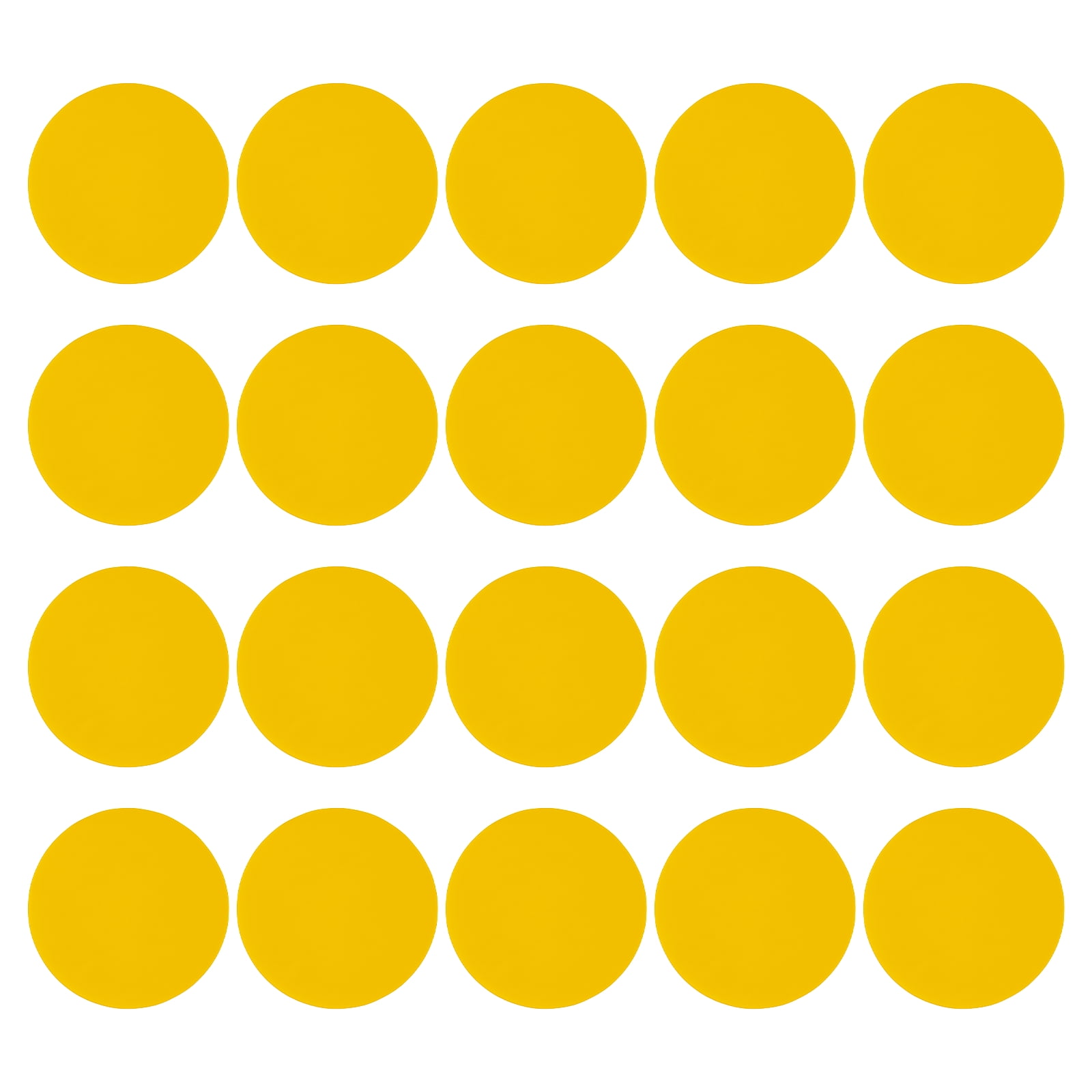 Uxcell 5" Round Floor Sticker Classroom Spot Marker Adhesive Waterproof ...