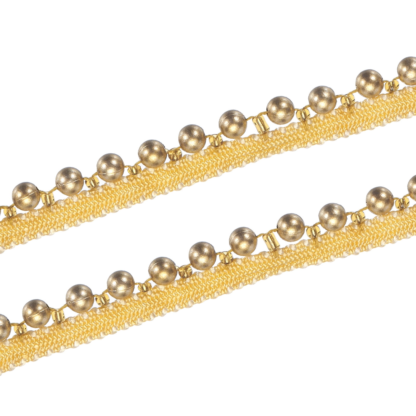 Uxcell 5 Yards Faux Pearls Lace Ribbon Pearl Bead Tassel for Wedding ...