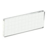 Uxcell Acrylic Stamp Block, 2 Pack Clear Stamping Block Mounting Block ...