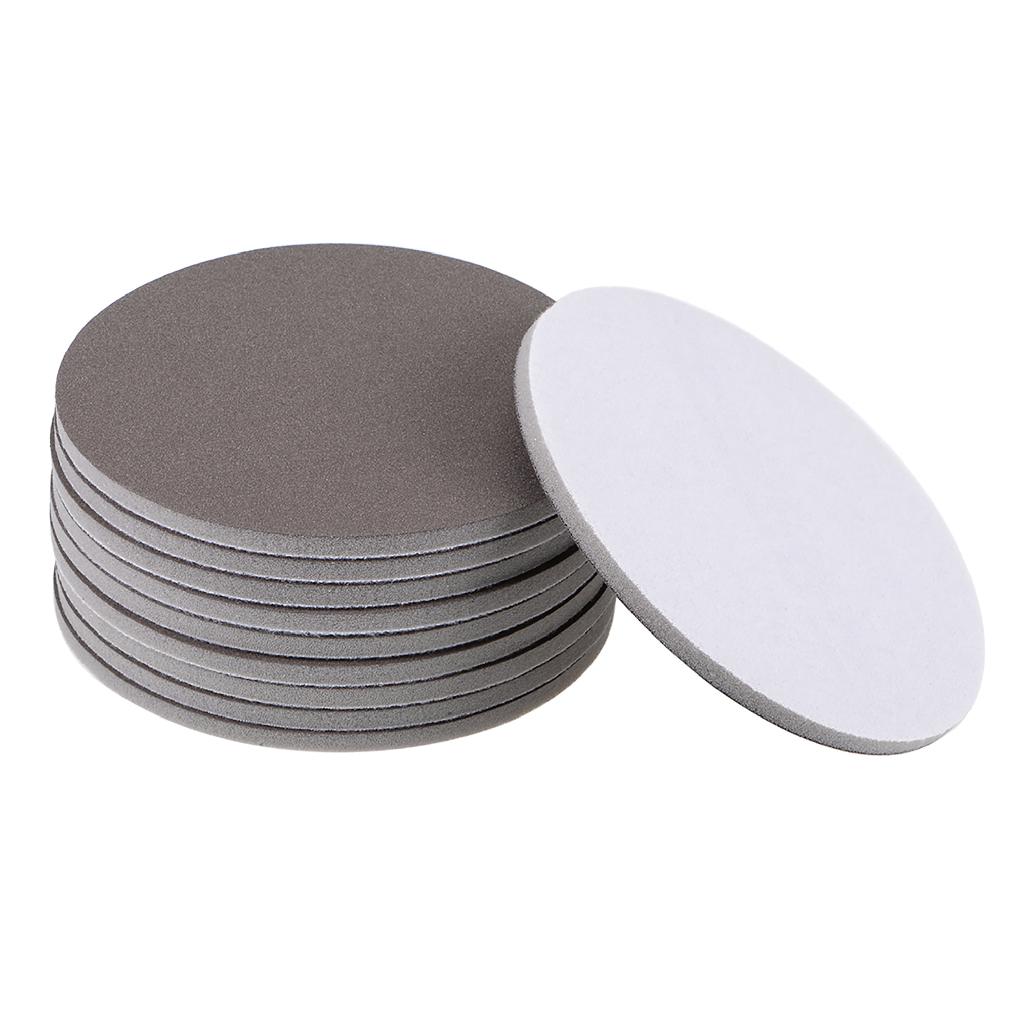 Uxcell 5''x 400Grits Hook and Loop Sanding Disc Sponge Sanding Wet Dry ...