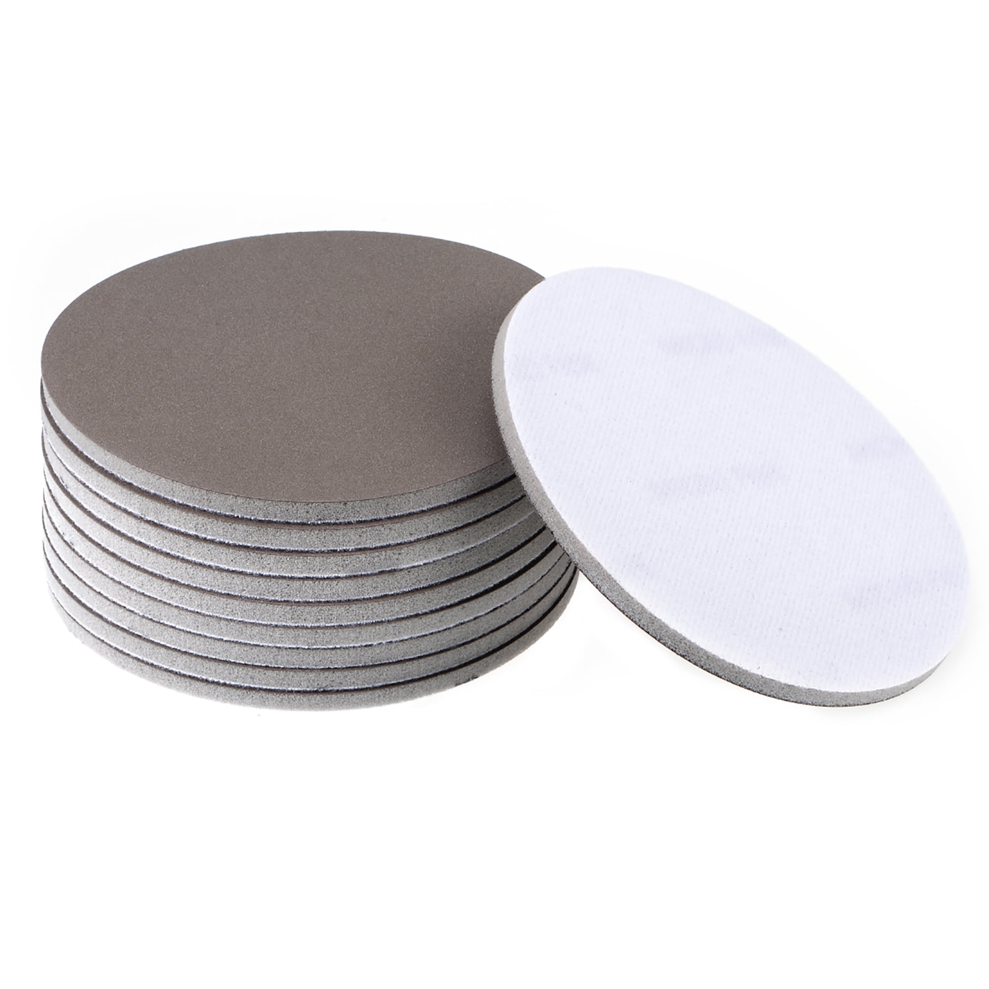 Uxcell 5''x 800Grits Hook and Loop Sanding Disc Sponge Sanding Wet Dry ...