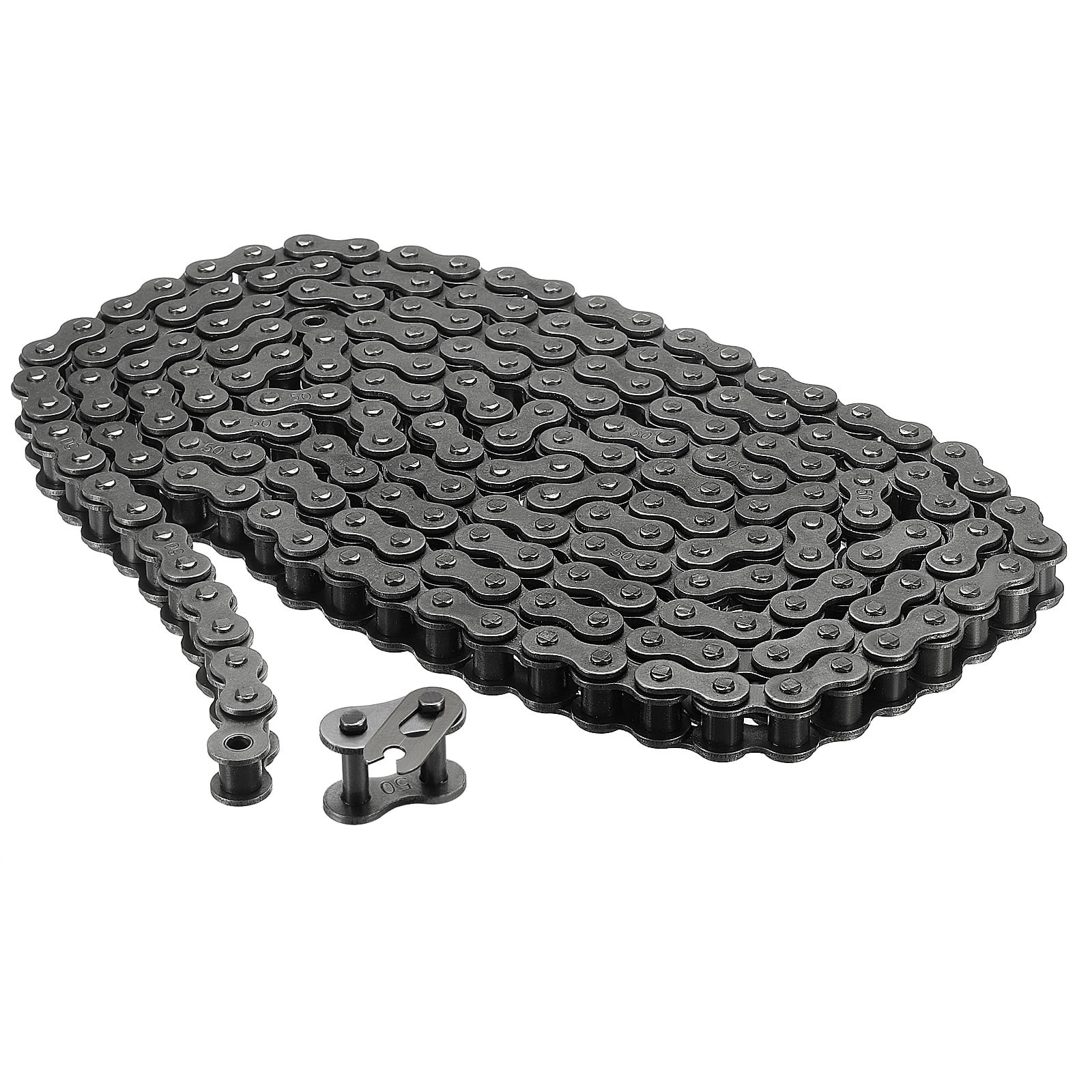 Uxcell #50/10A-1 Roller Chain 10 Feet 5/8" Pitch Carbon Steel Roller ...