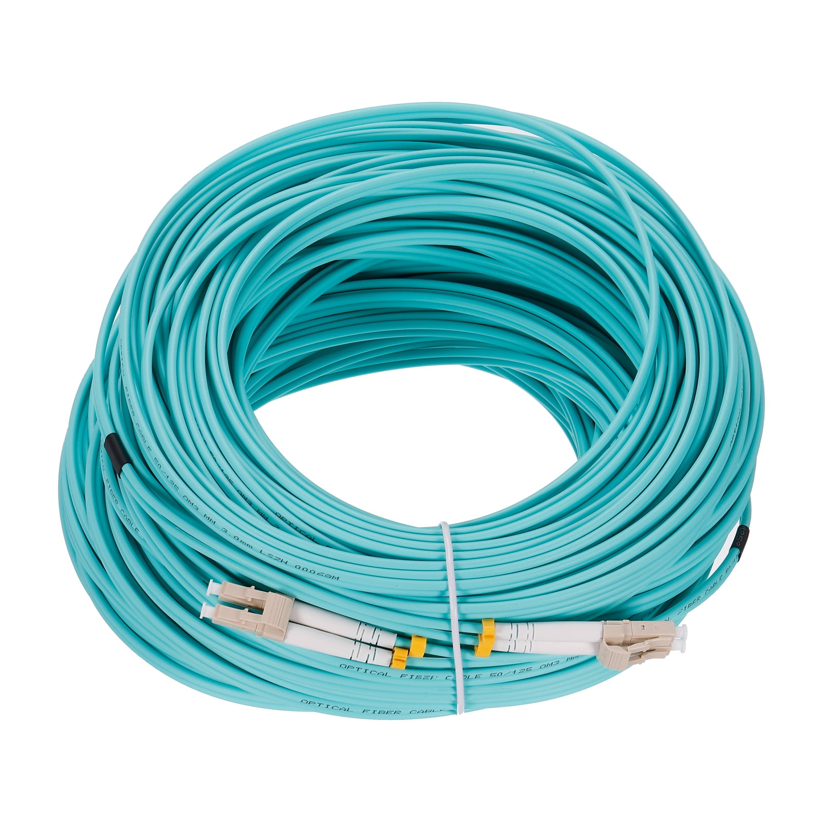 Uxcell 50 Meters 164Ft Fiber Patch Cable Multimode LC-LC OM3 LSZH Fiber ...