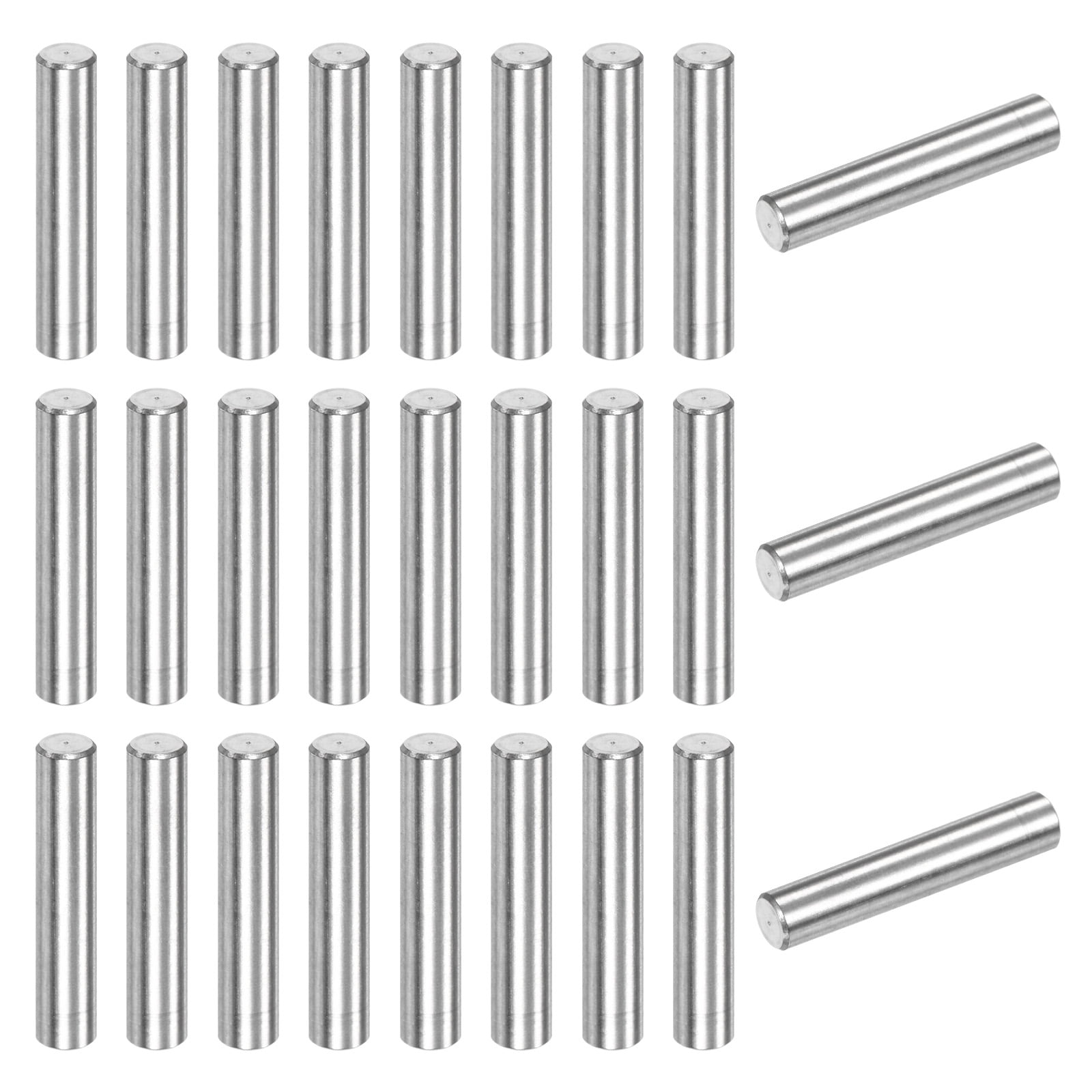 Uxcell 50-Pack 3 x 16mm Dowel Pin, 304 Stainless Steel Support Pin ...