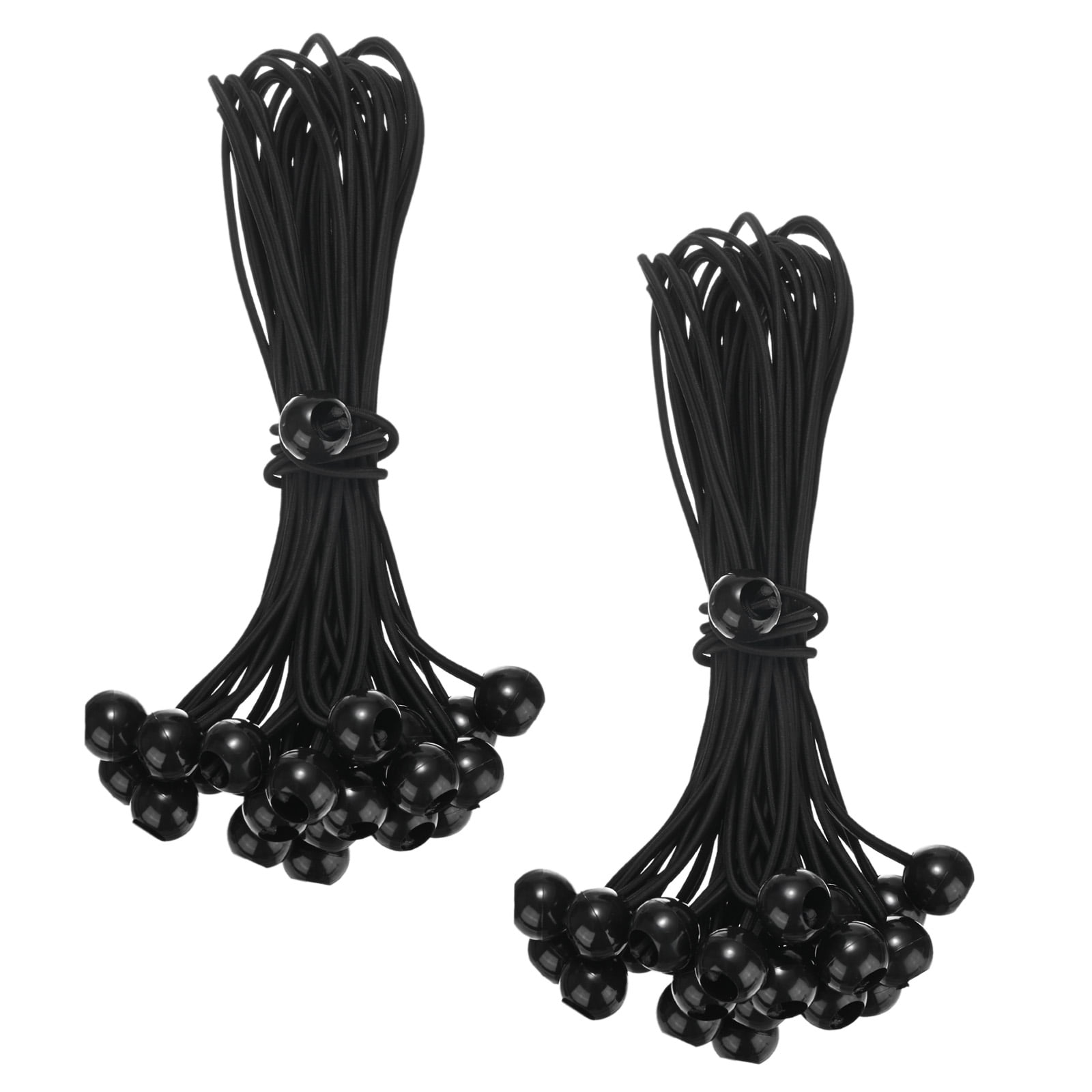 Uxcell 50-Pack Ball Bungee Cords, 12 Inch High Elastic Canopy Tarp Tie ...